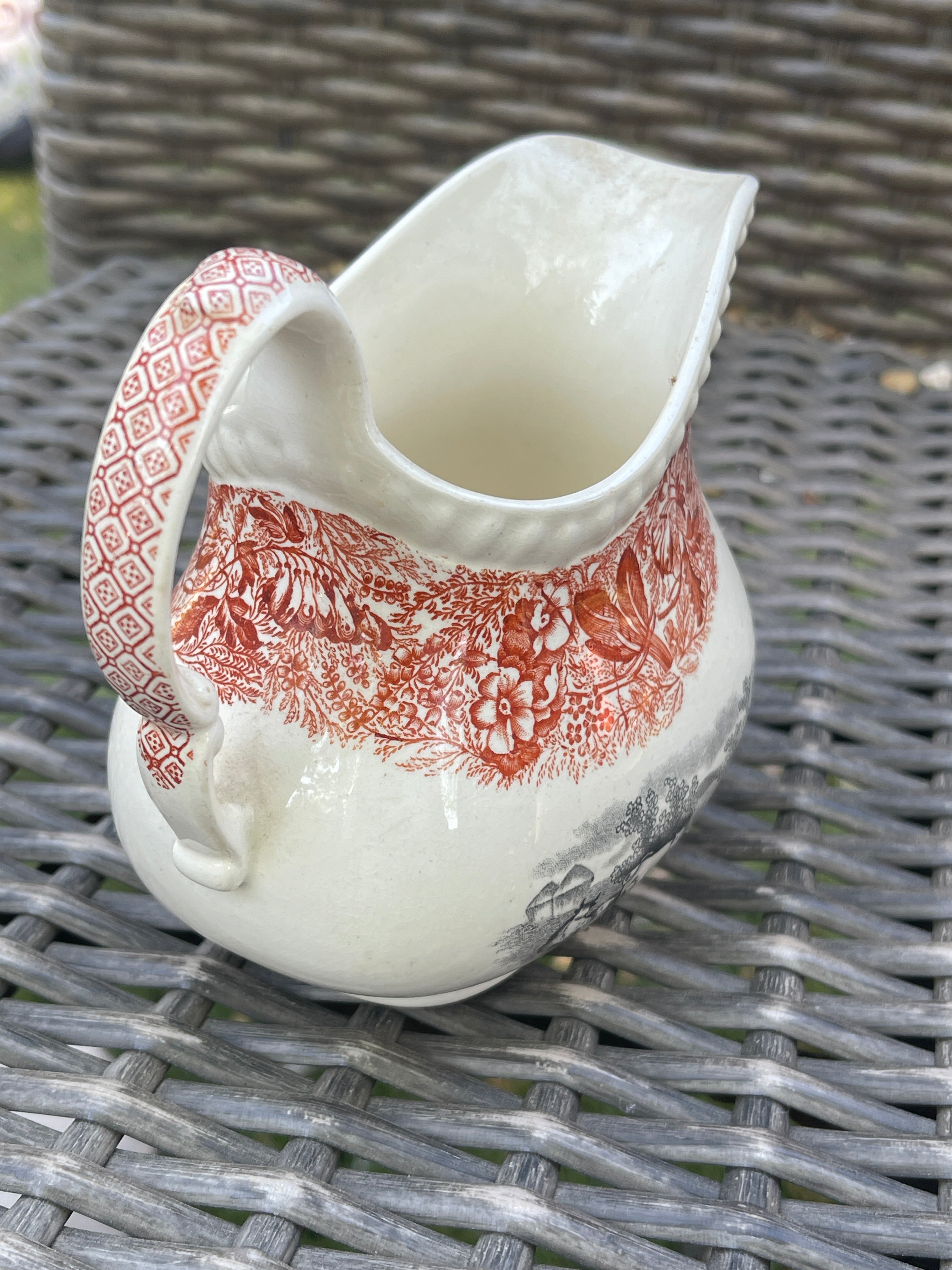 Red Transferware