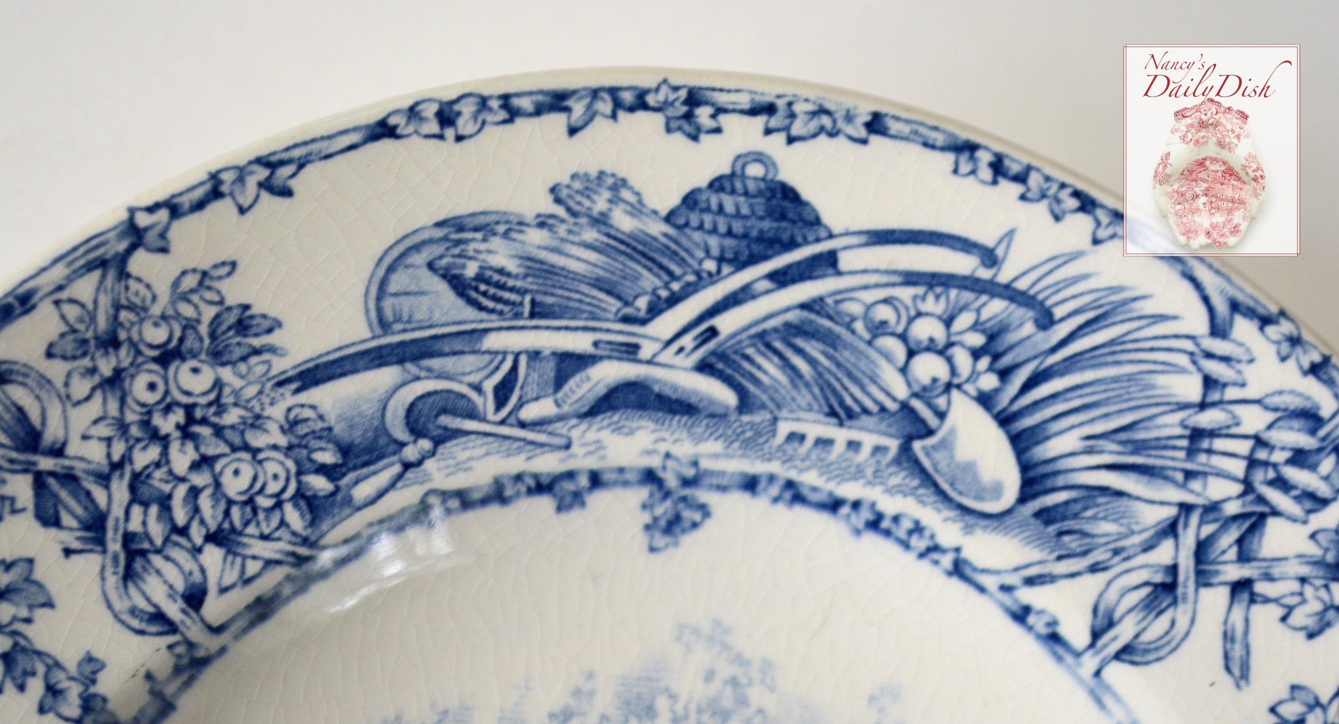 Blue Transferware