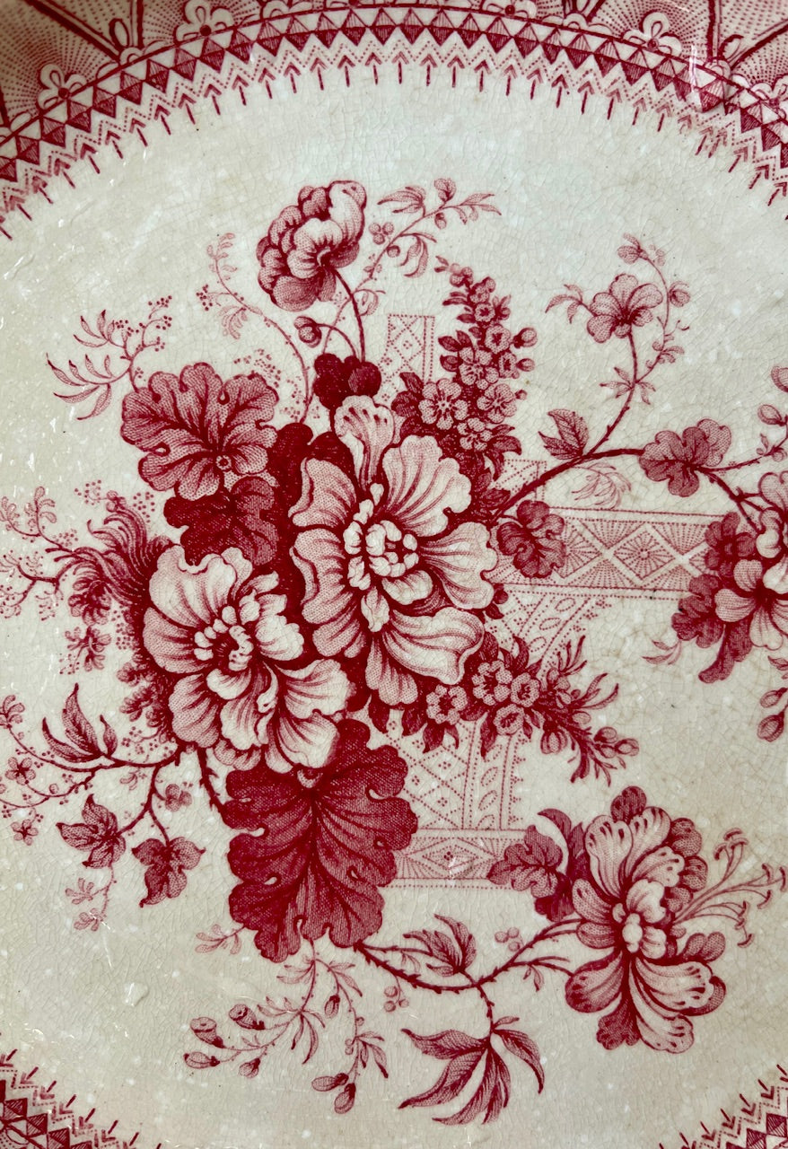 Red Transferware