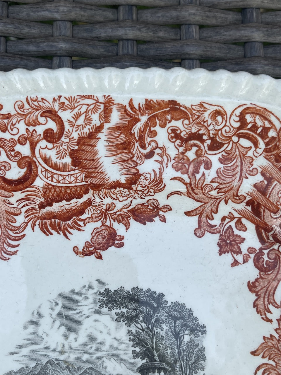 Red Transferware