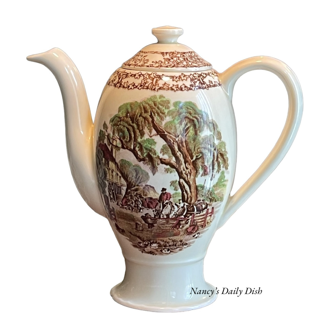 Brown Transferware
