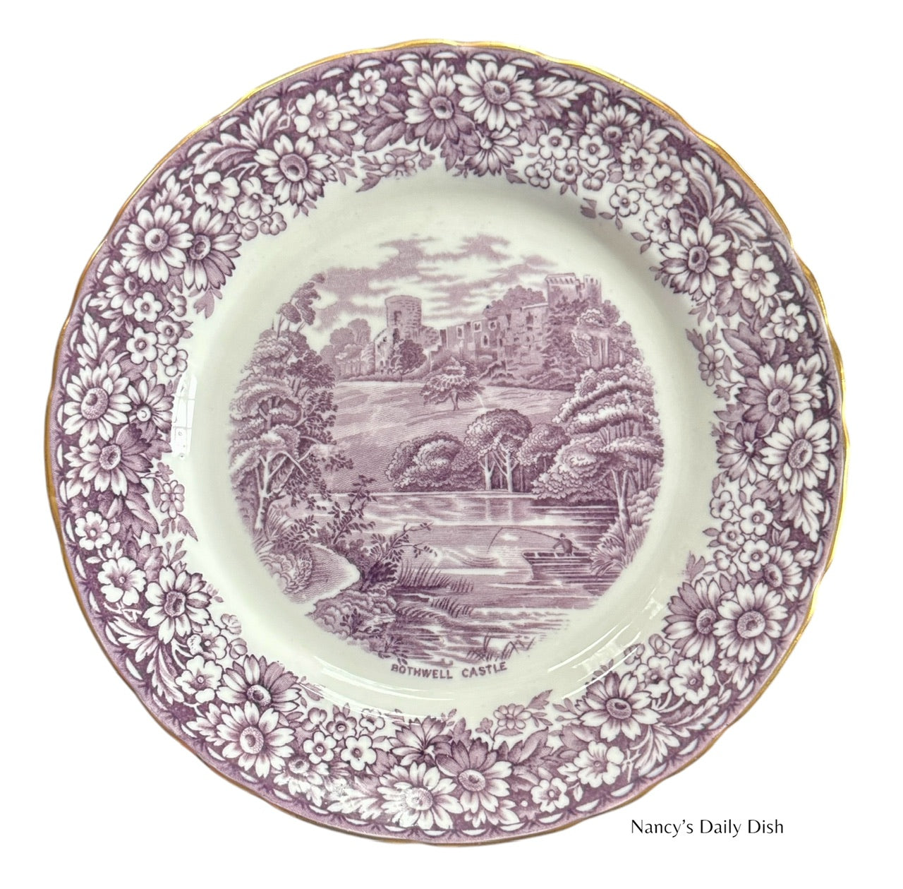 Purple Transferware