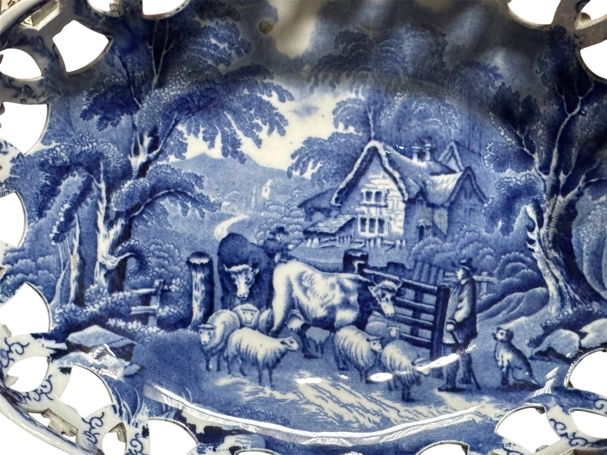 Blue Transferware