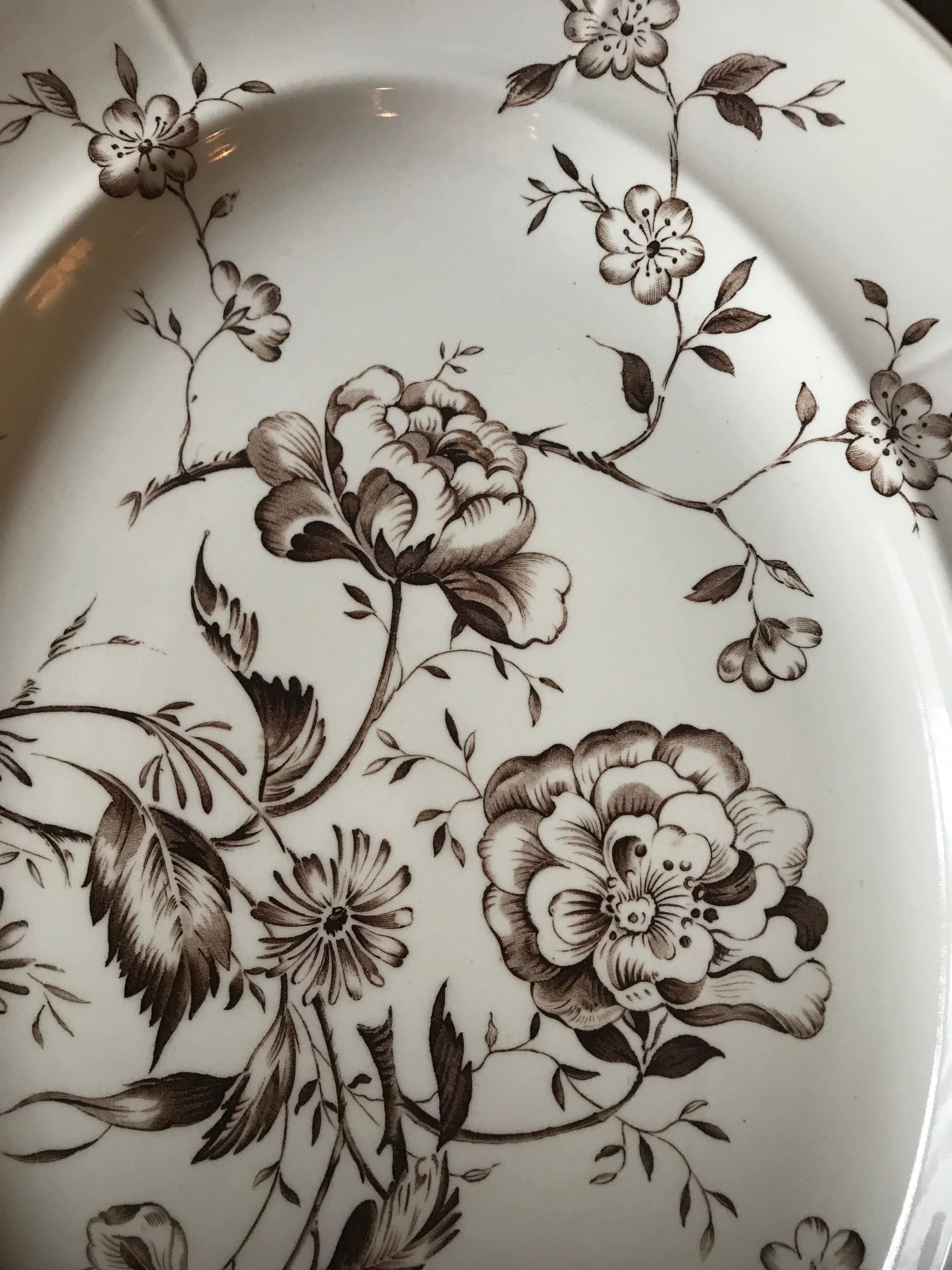 Brown Transferware