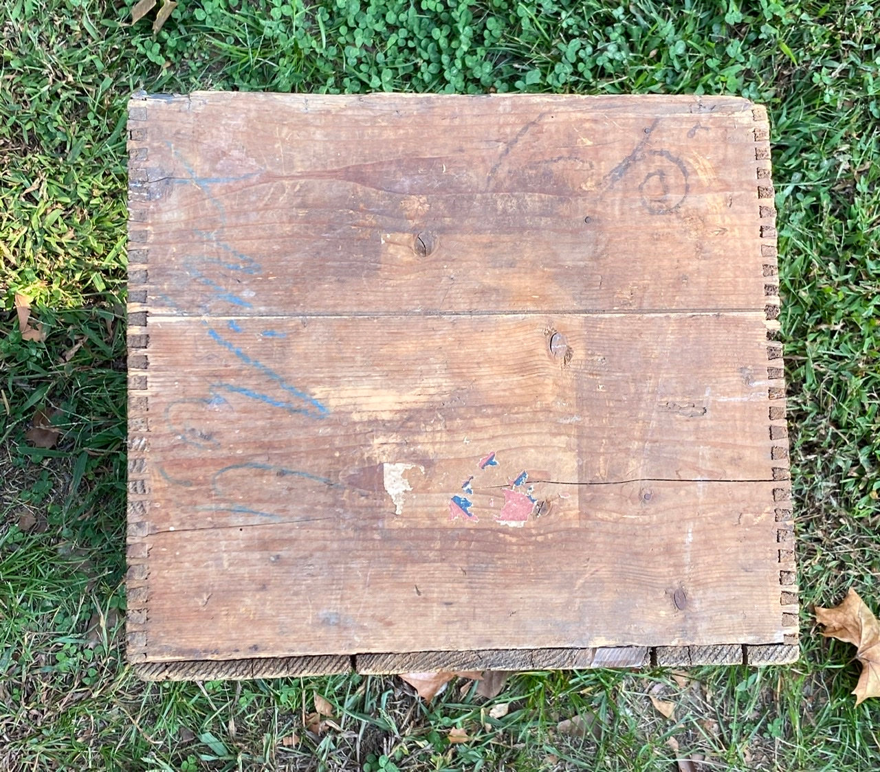 Antique Advertising Wood Crate Magic Baking Powder