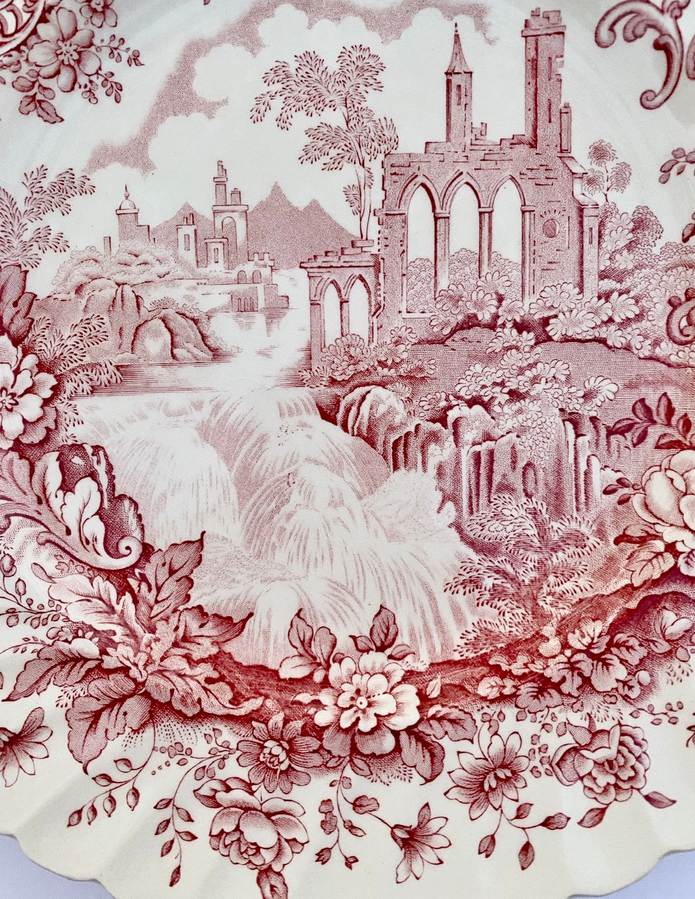 Red Transferware