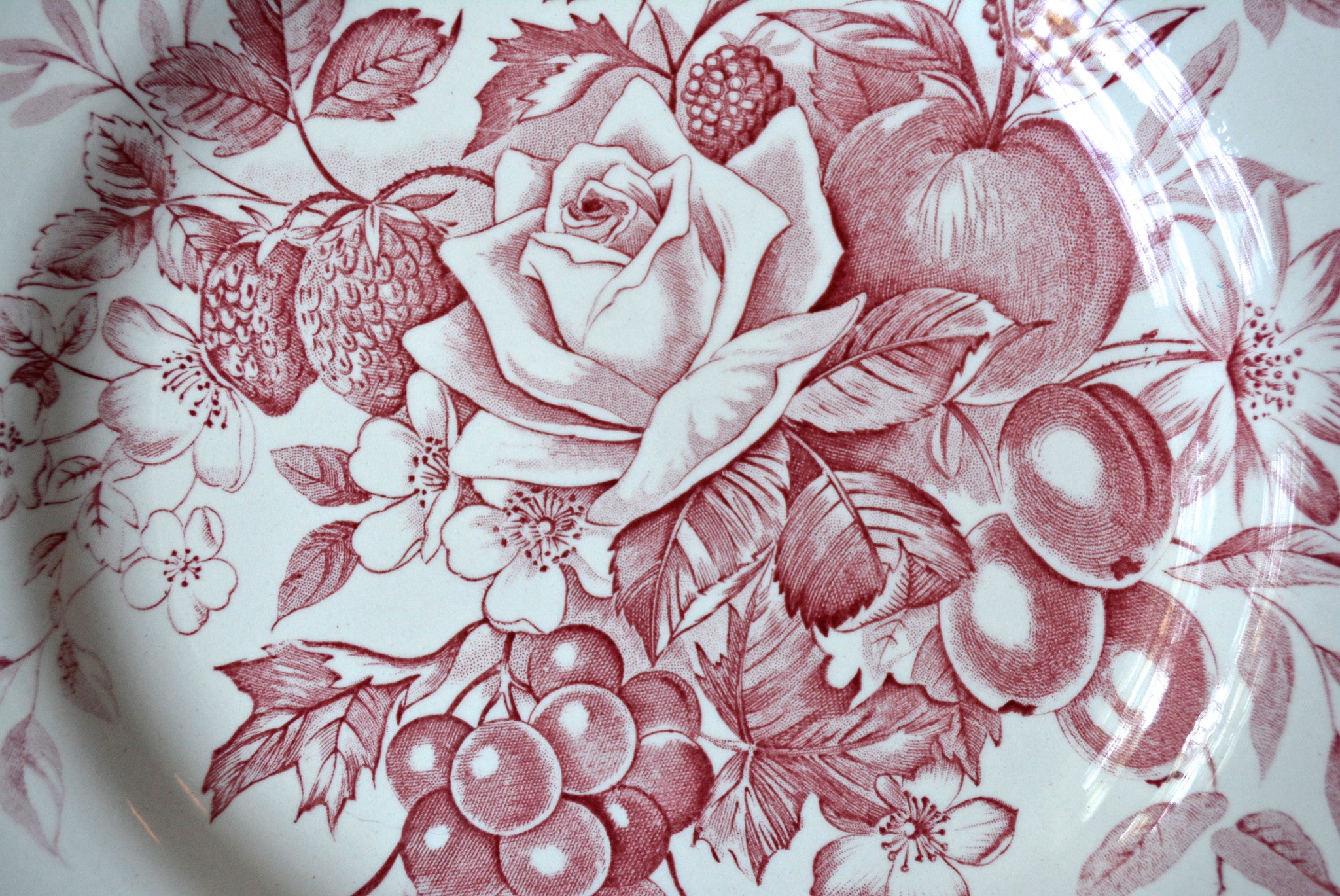 Red Transferware