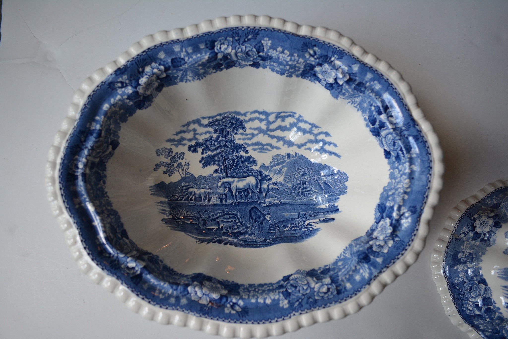 Blue Transferware