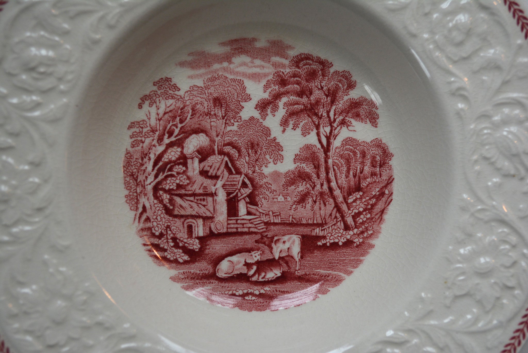 Red Transferware