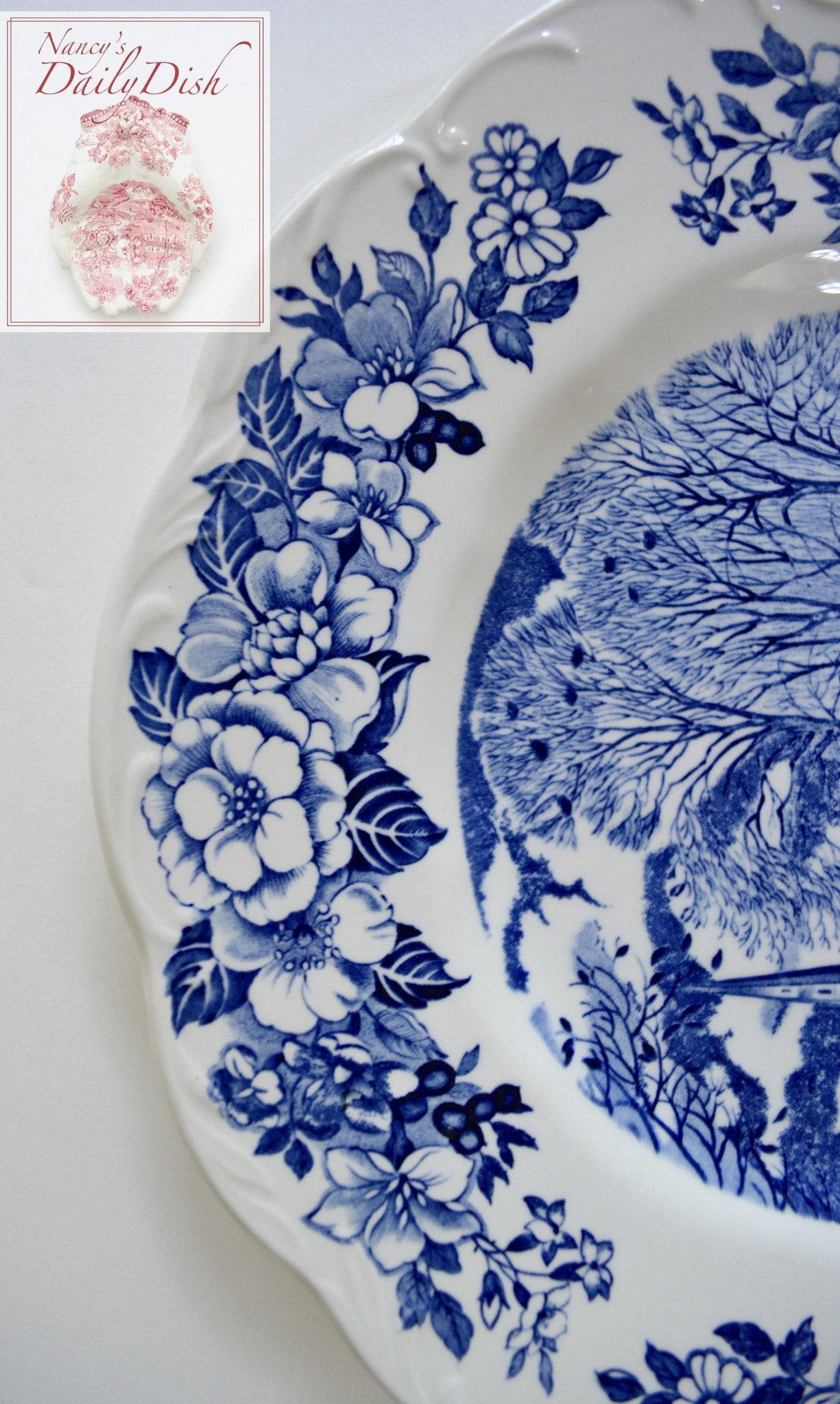 Blue Transferware