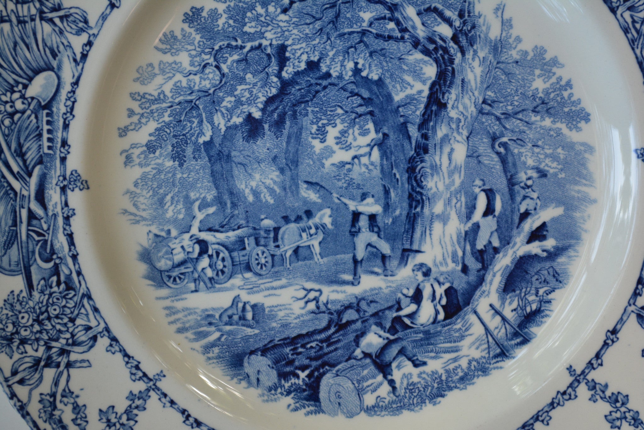 Blue Transferware