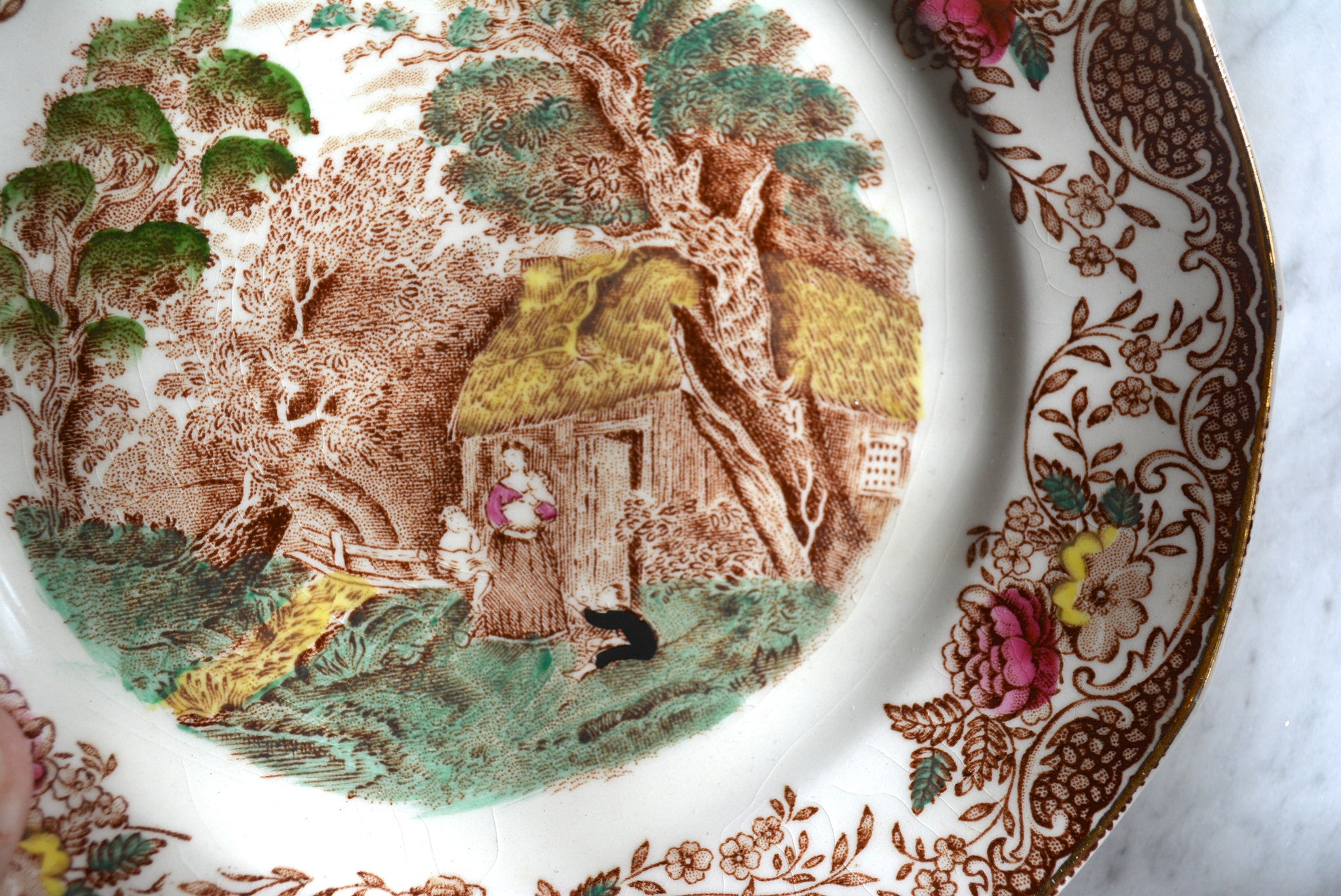 Brown Transferware
