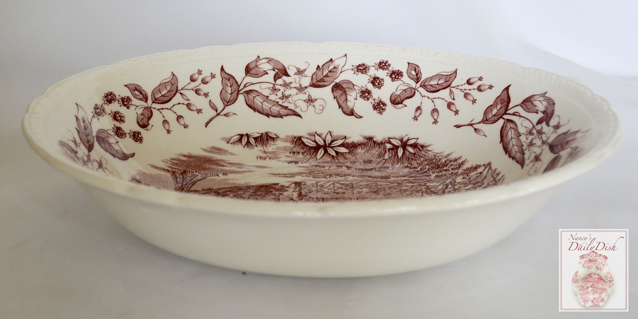 Red Transferware