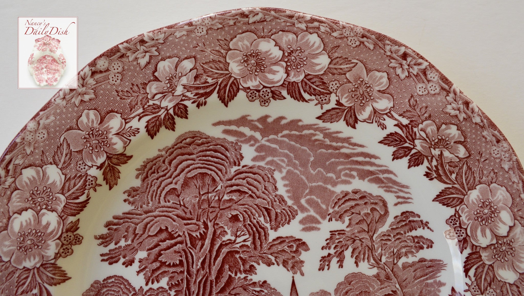 Red Transferware