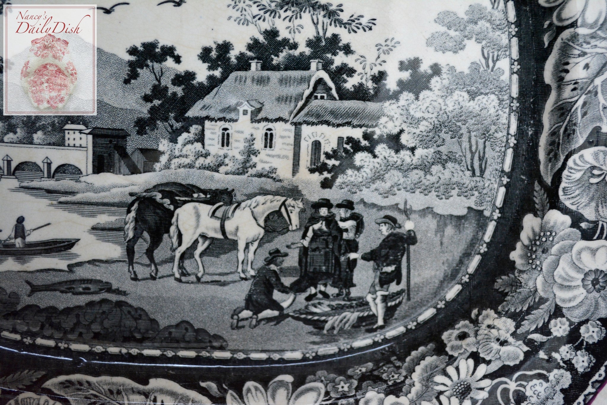 Black Transferware