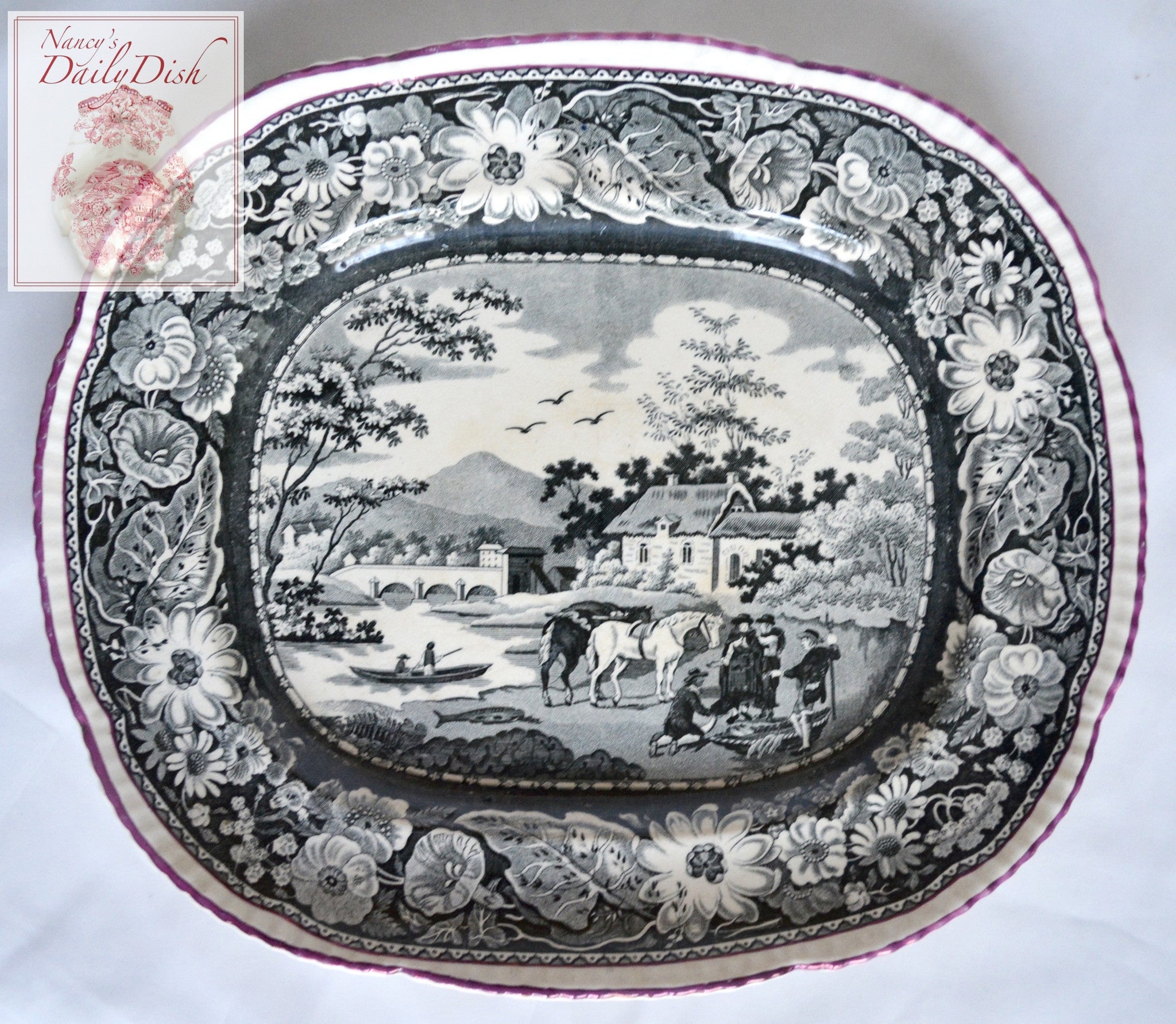 Black Transferware