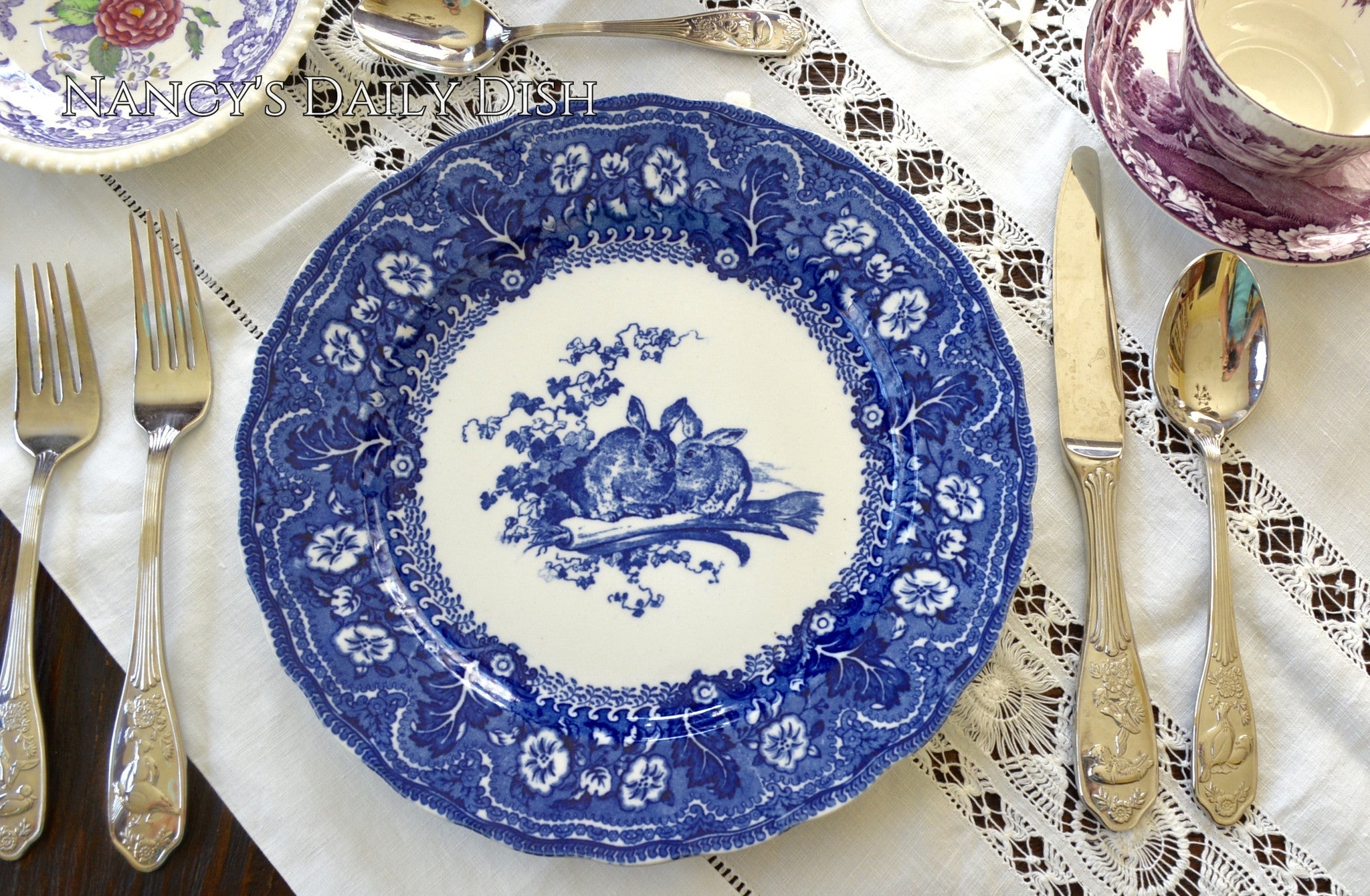 Blue Transferware