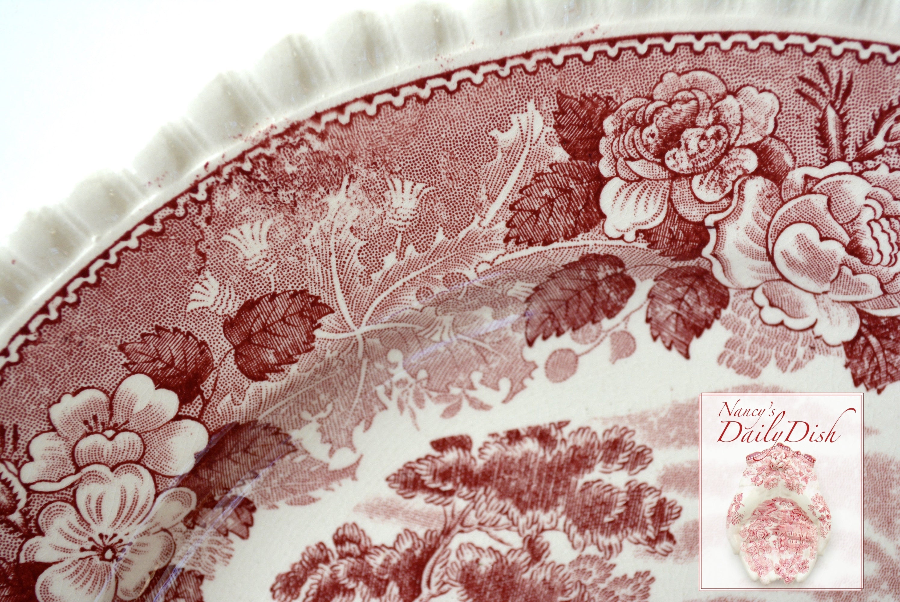 Red Transferware
