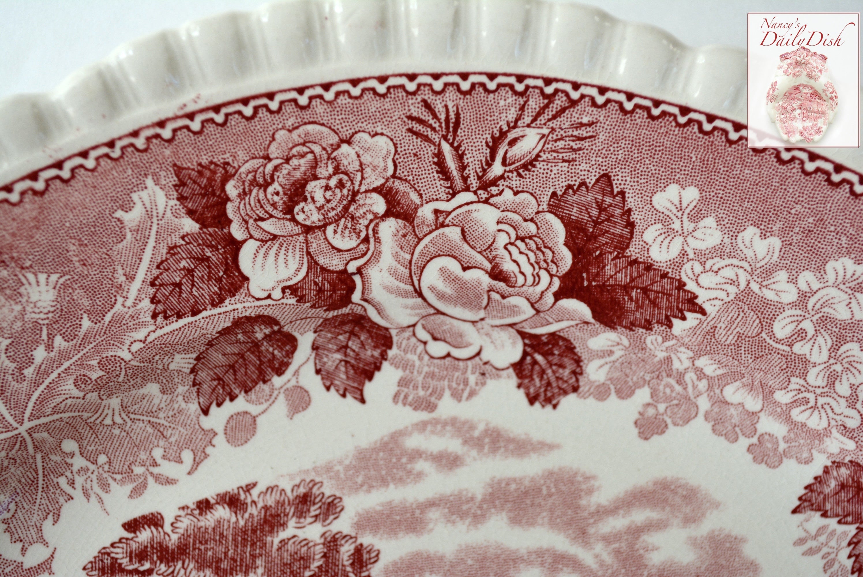 Red Transferware
