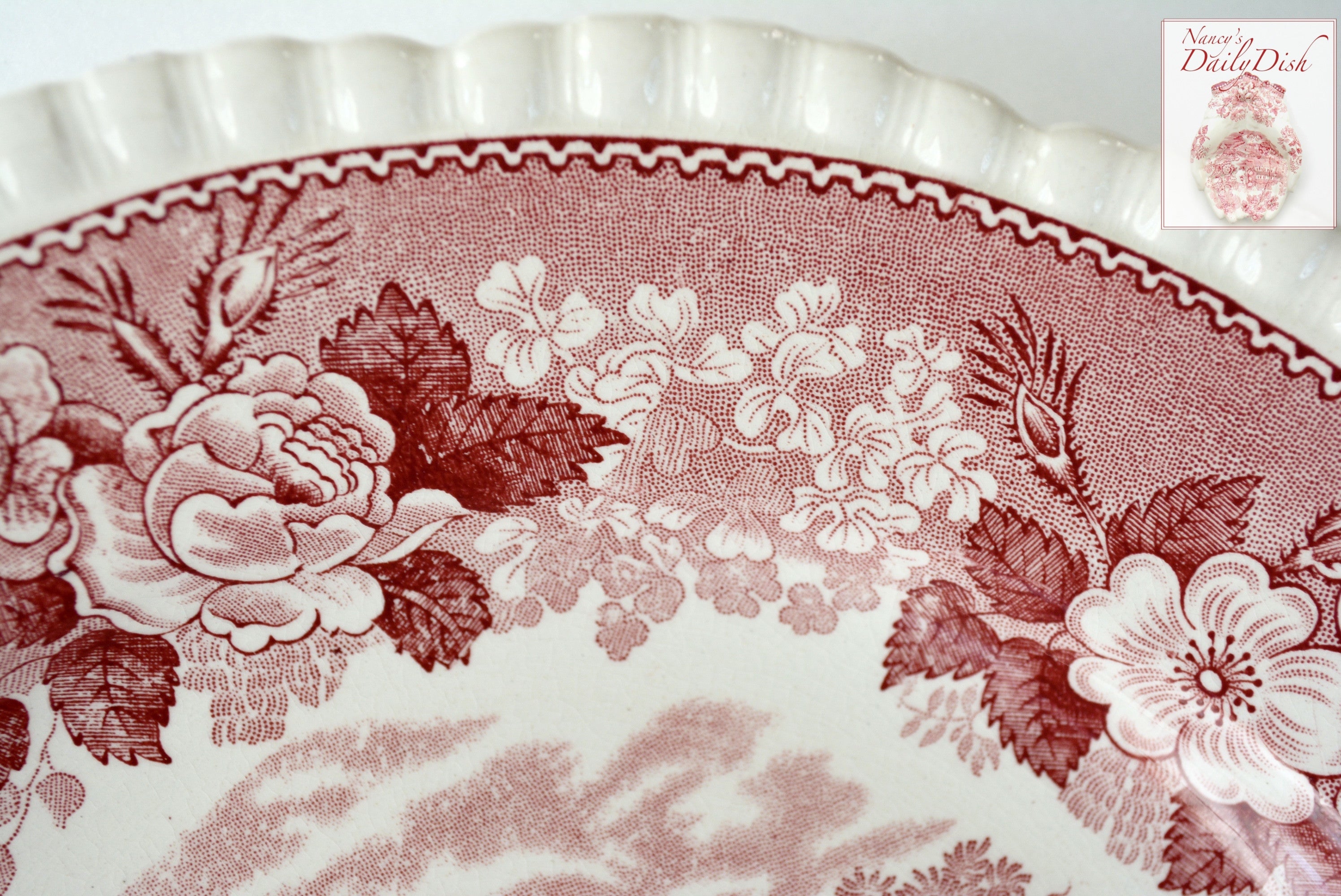 Red Transferware
