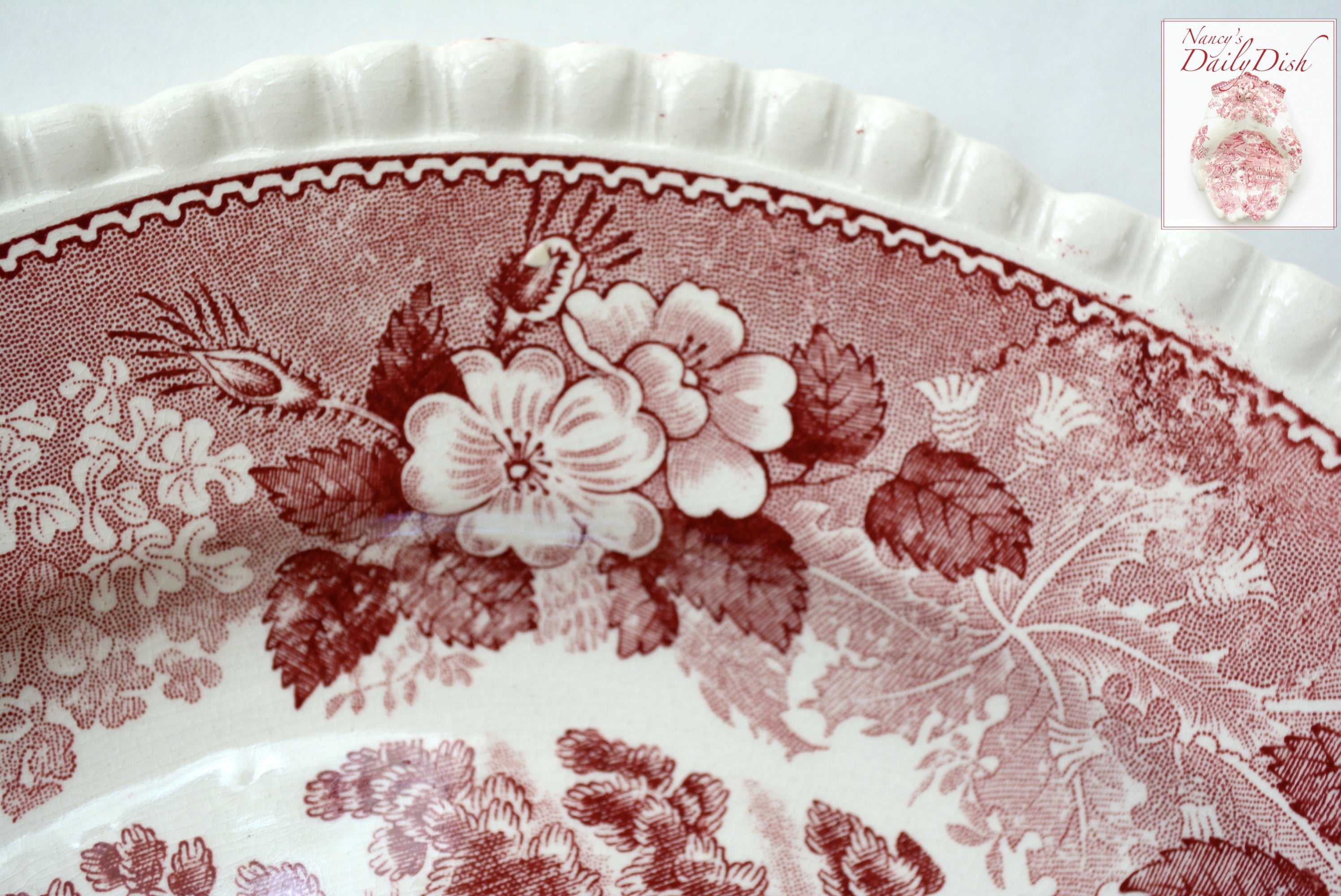 Red Transferware