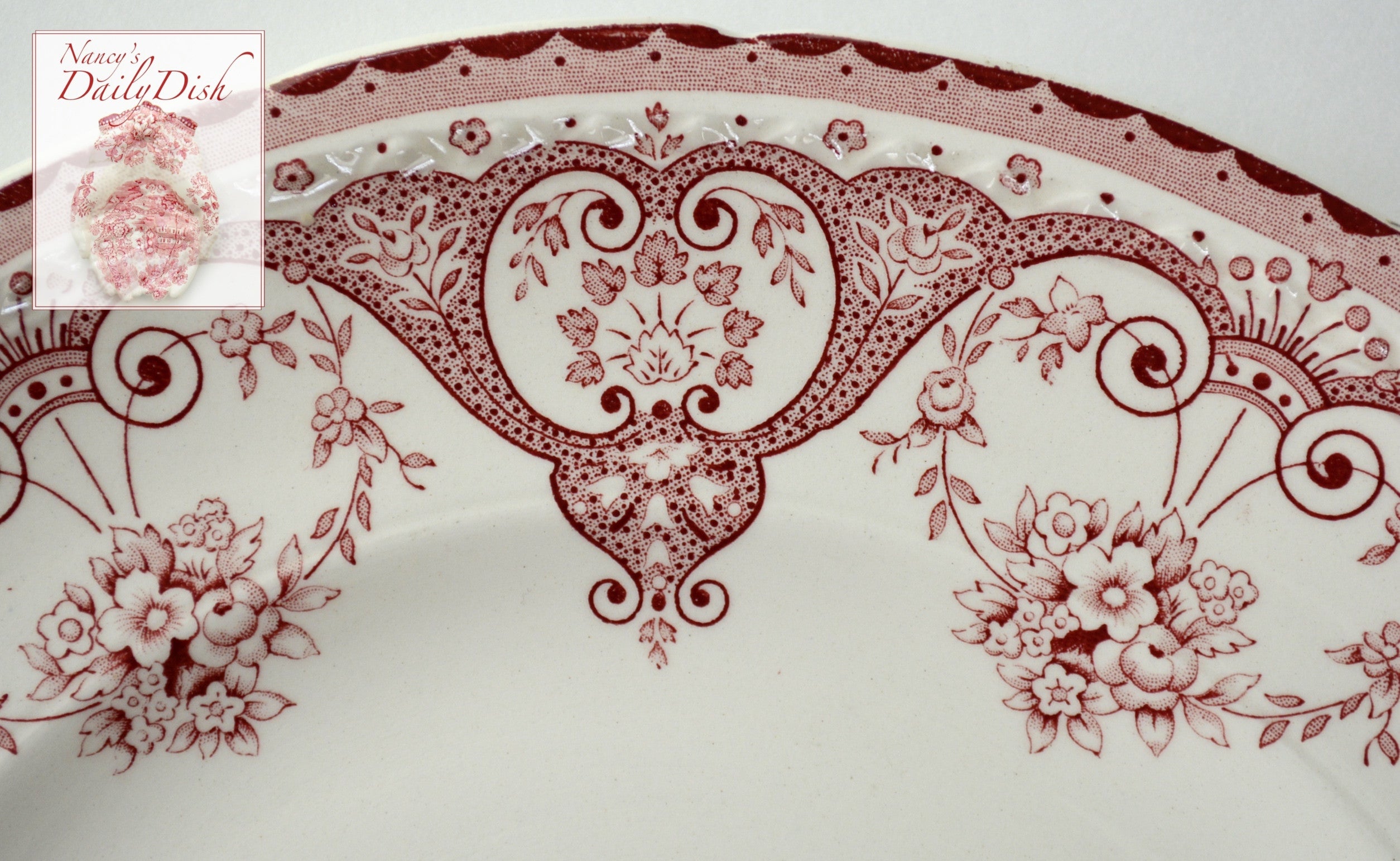 Red Transferware