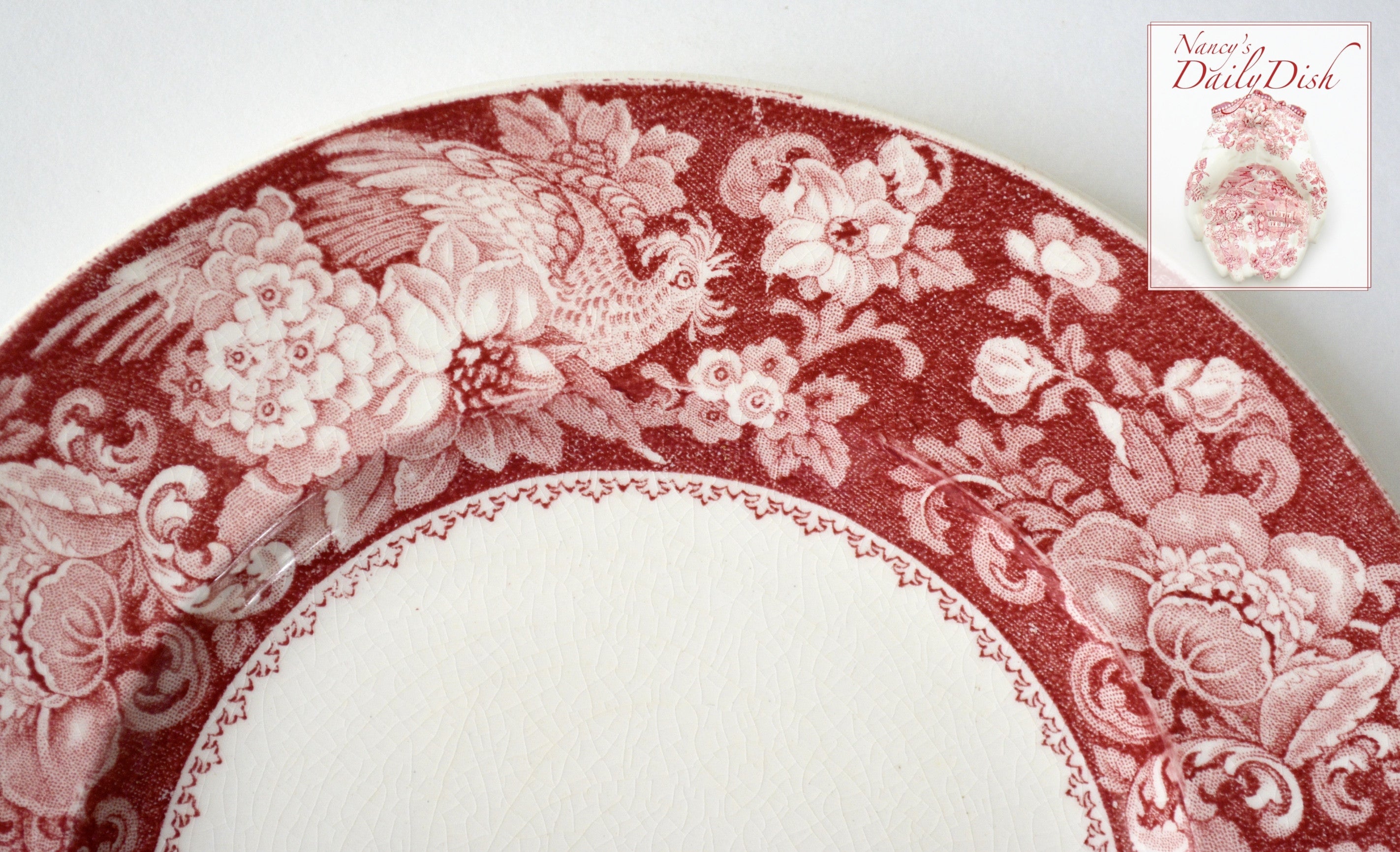 Red Transferware