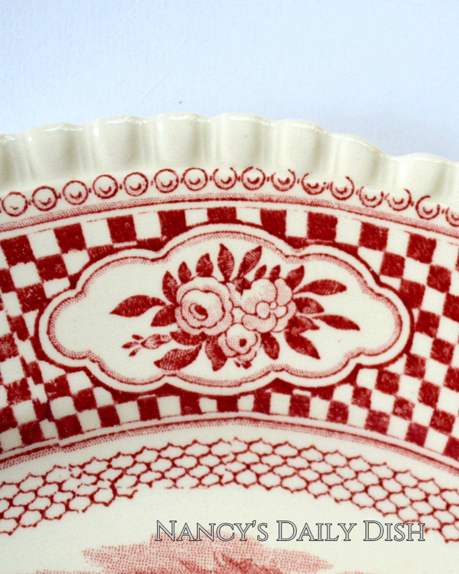 Red Transferware