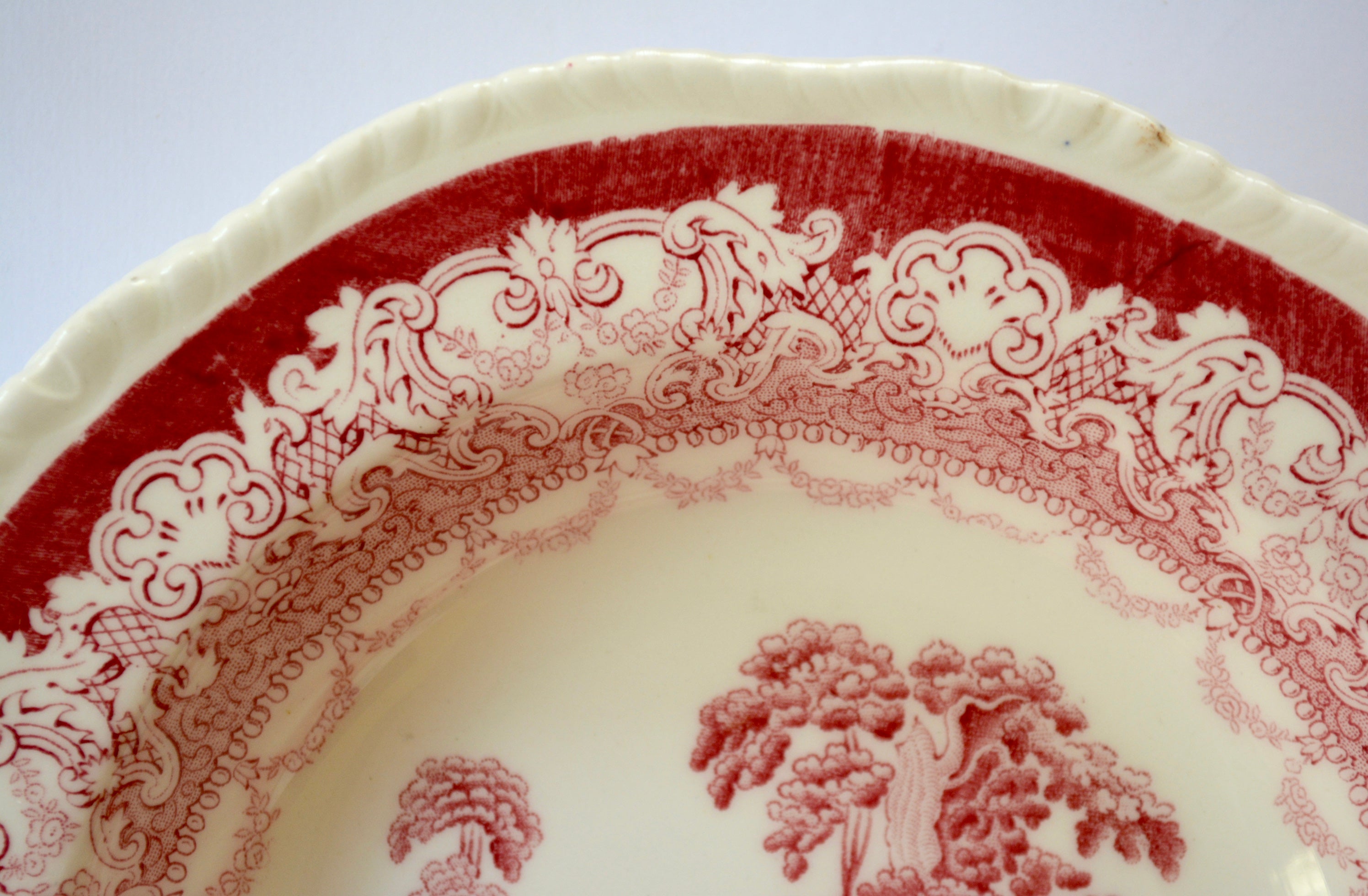 Red Transferware