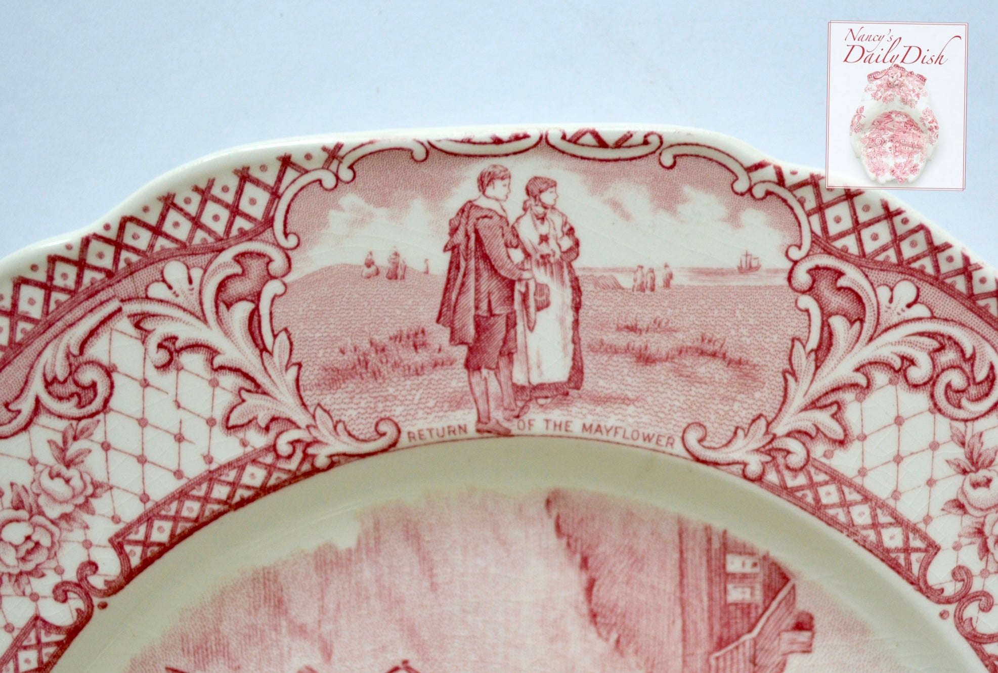 Red Transferware