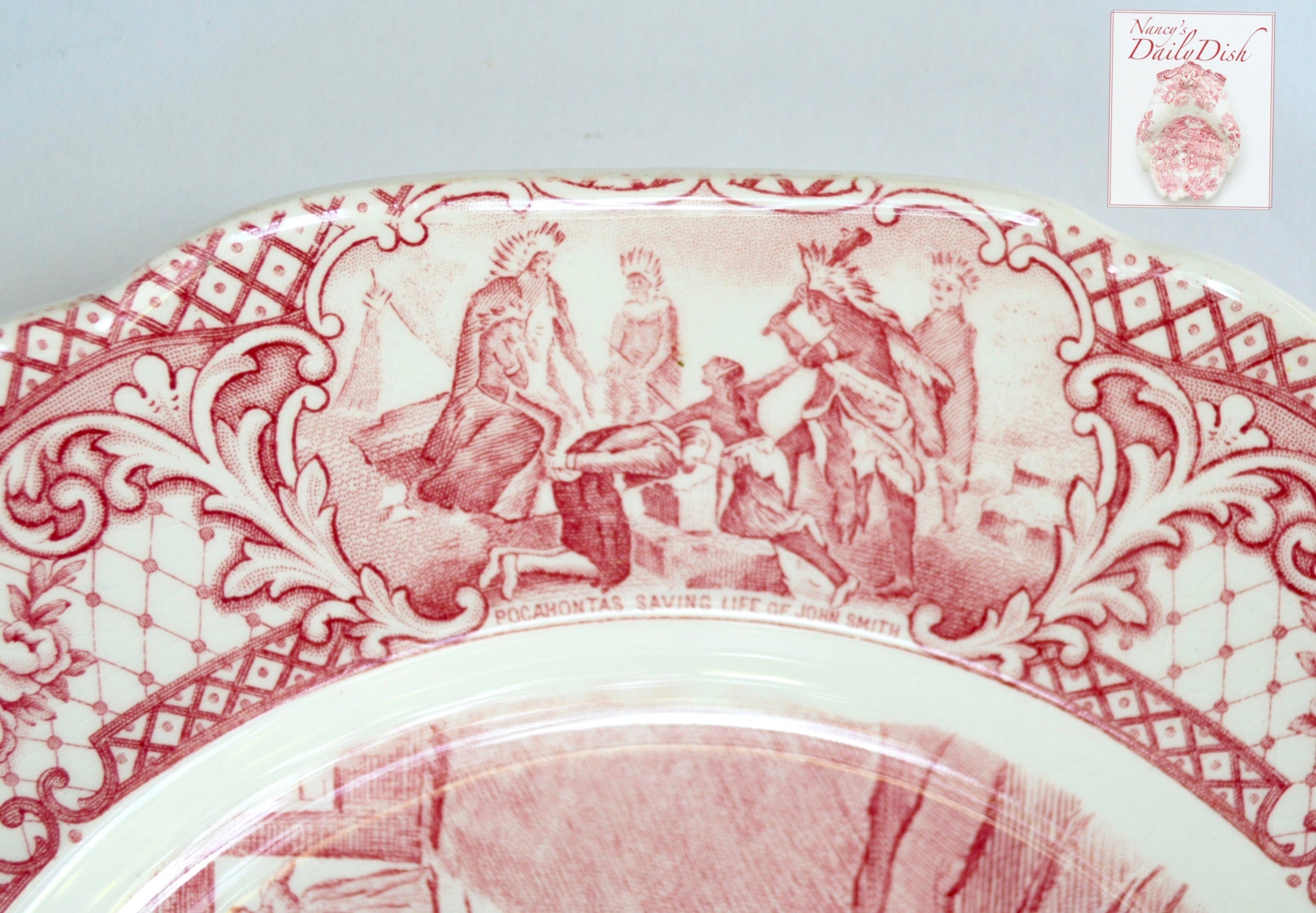 Red Transferware