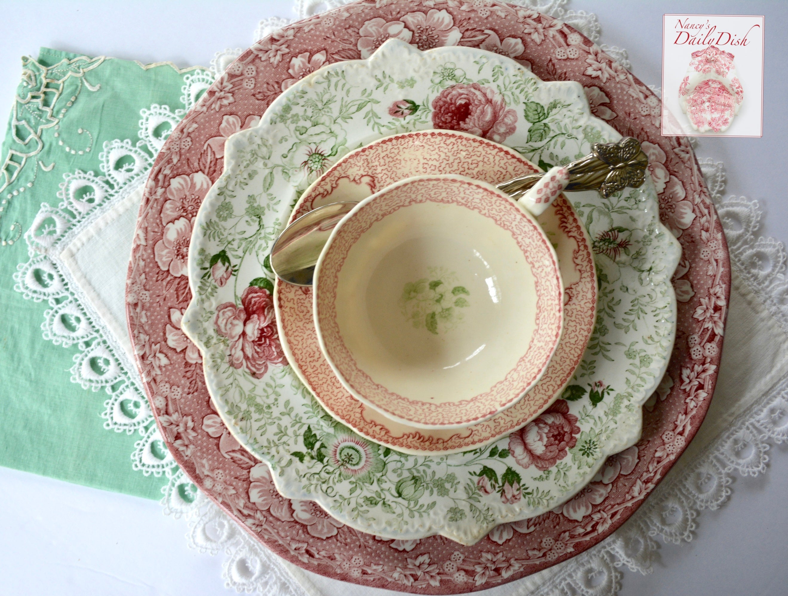 Bi-Color Transferware