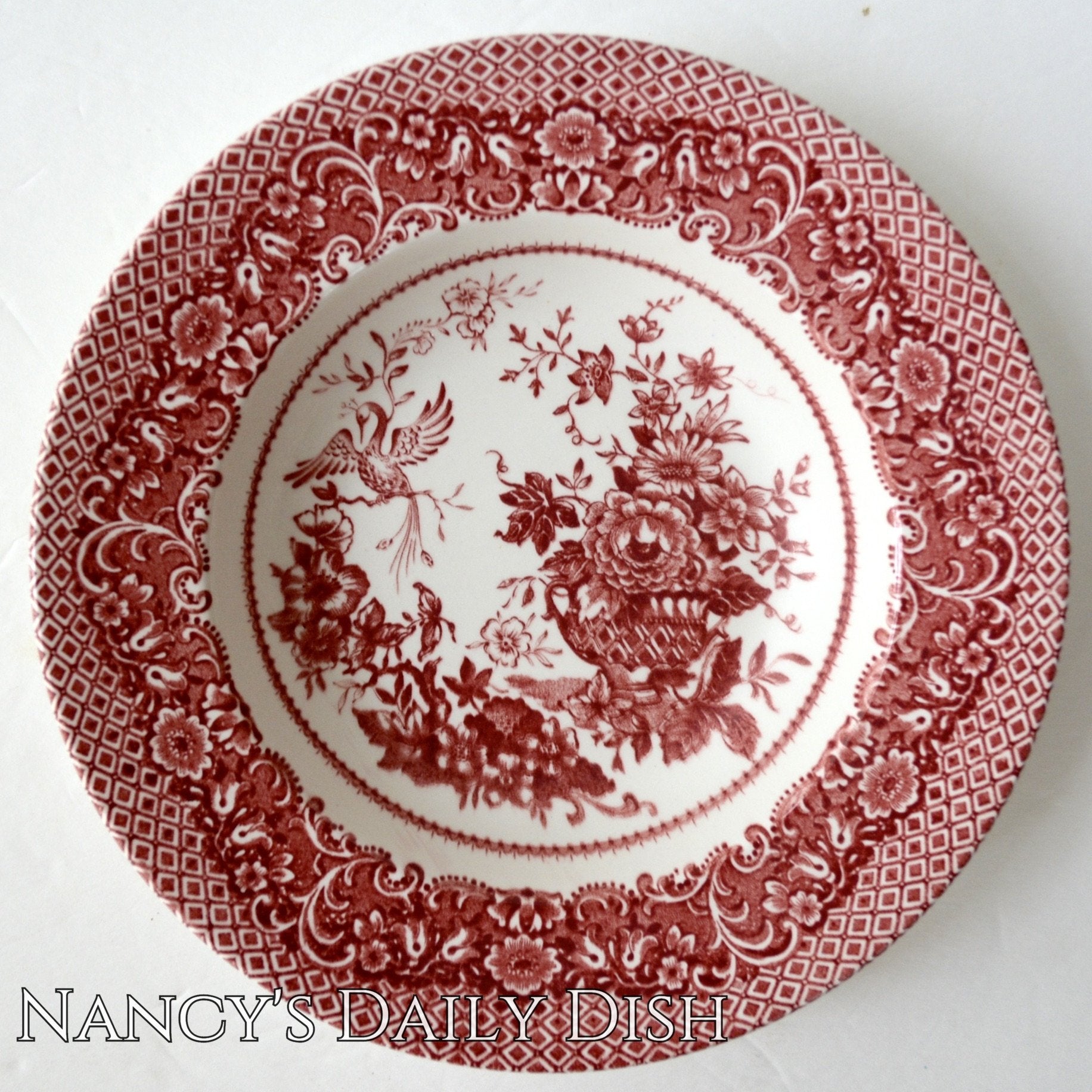 Red Transferware