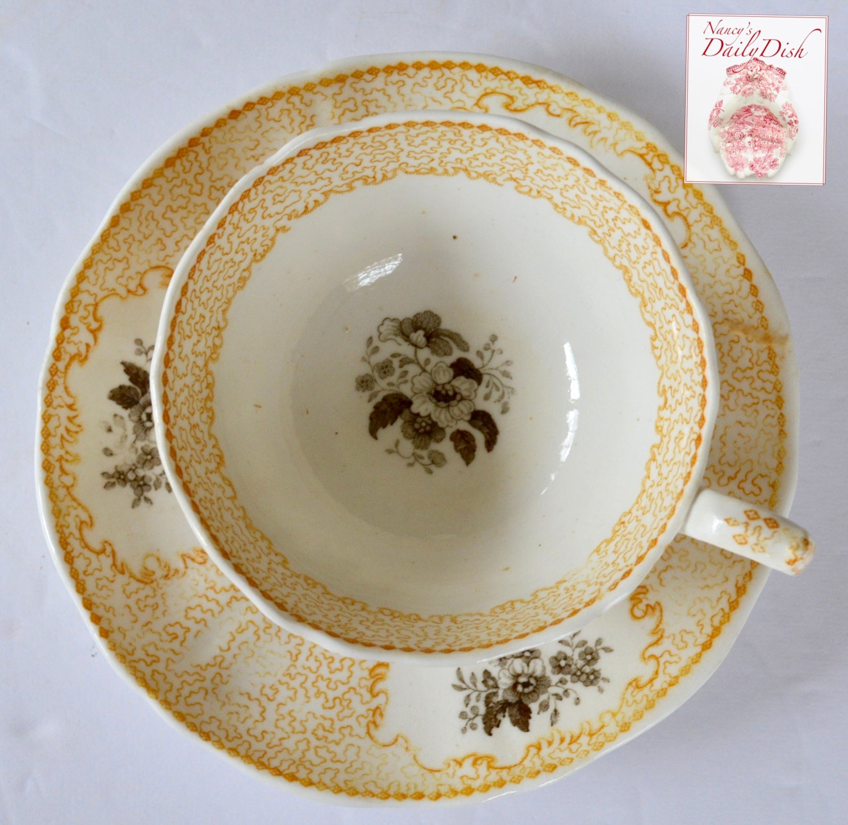 Yellow Transferware