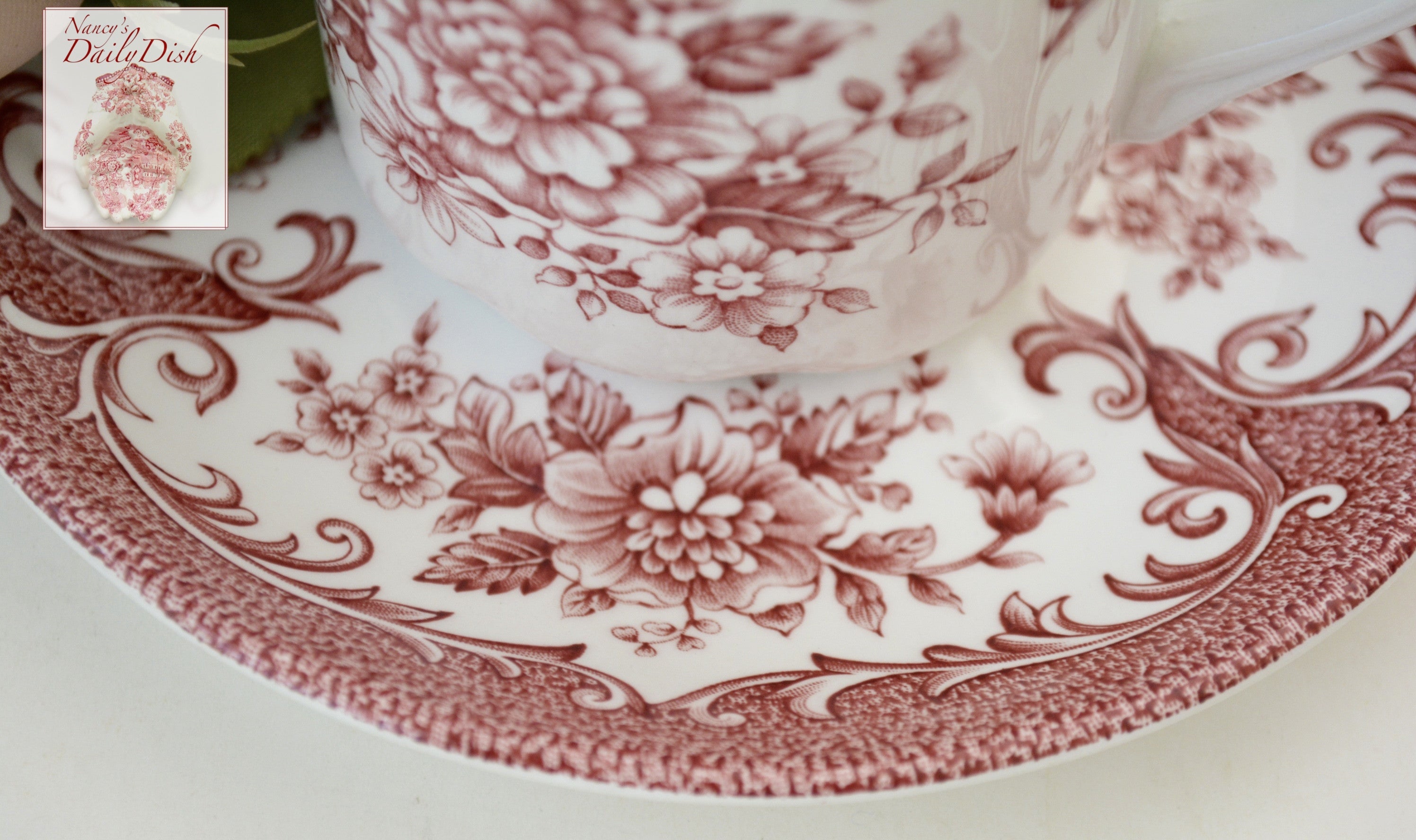 Red Transferware