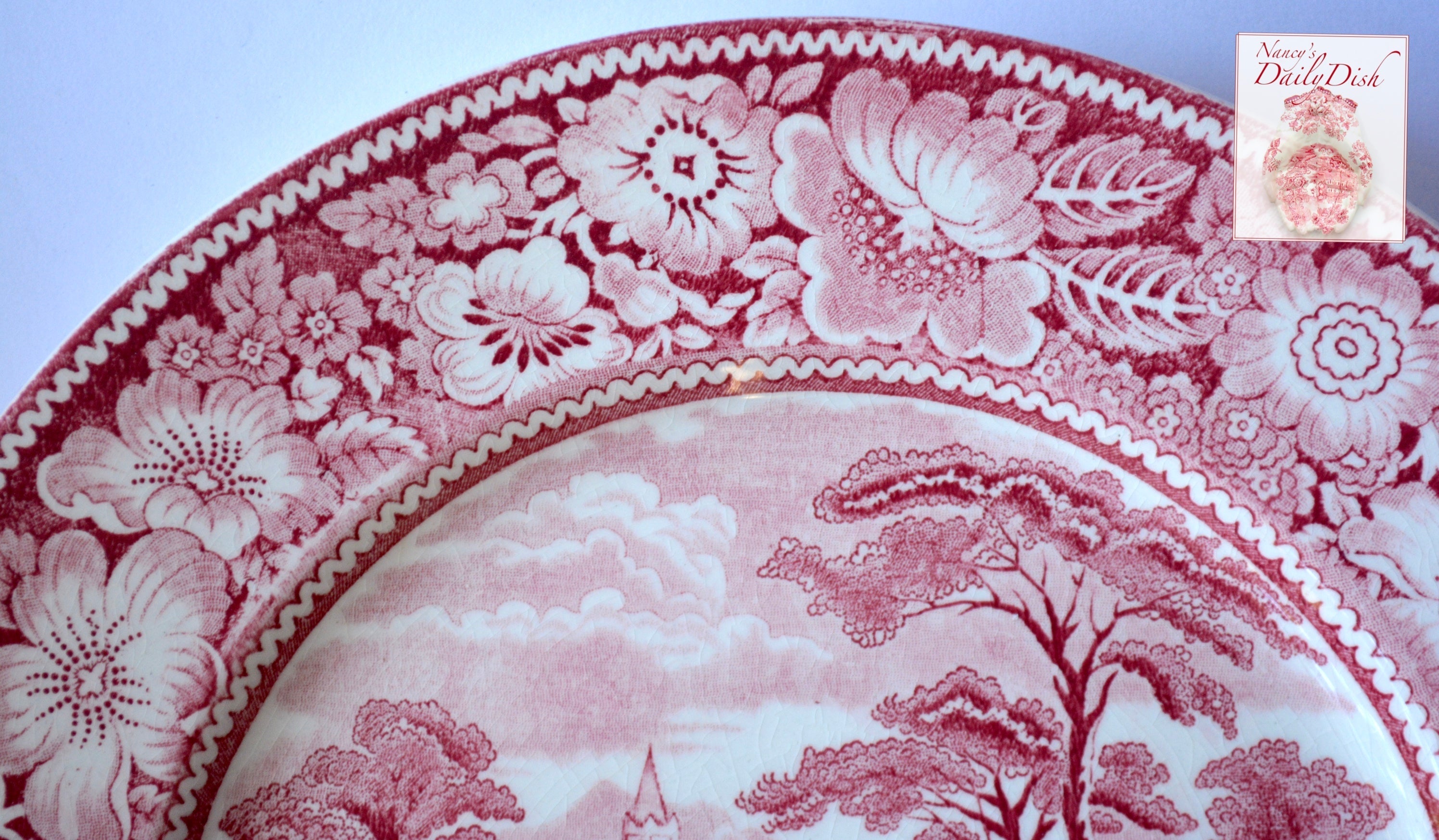 Red Transferware