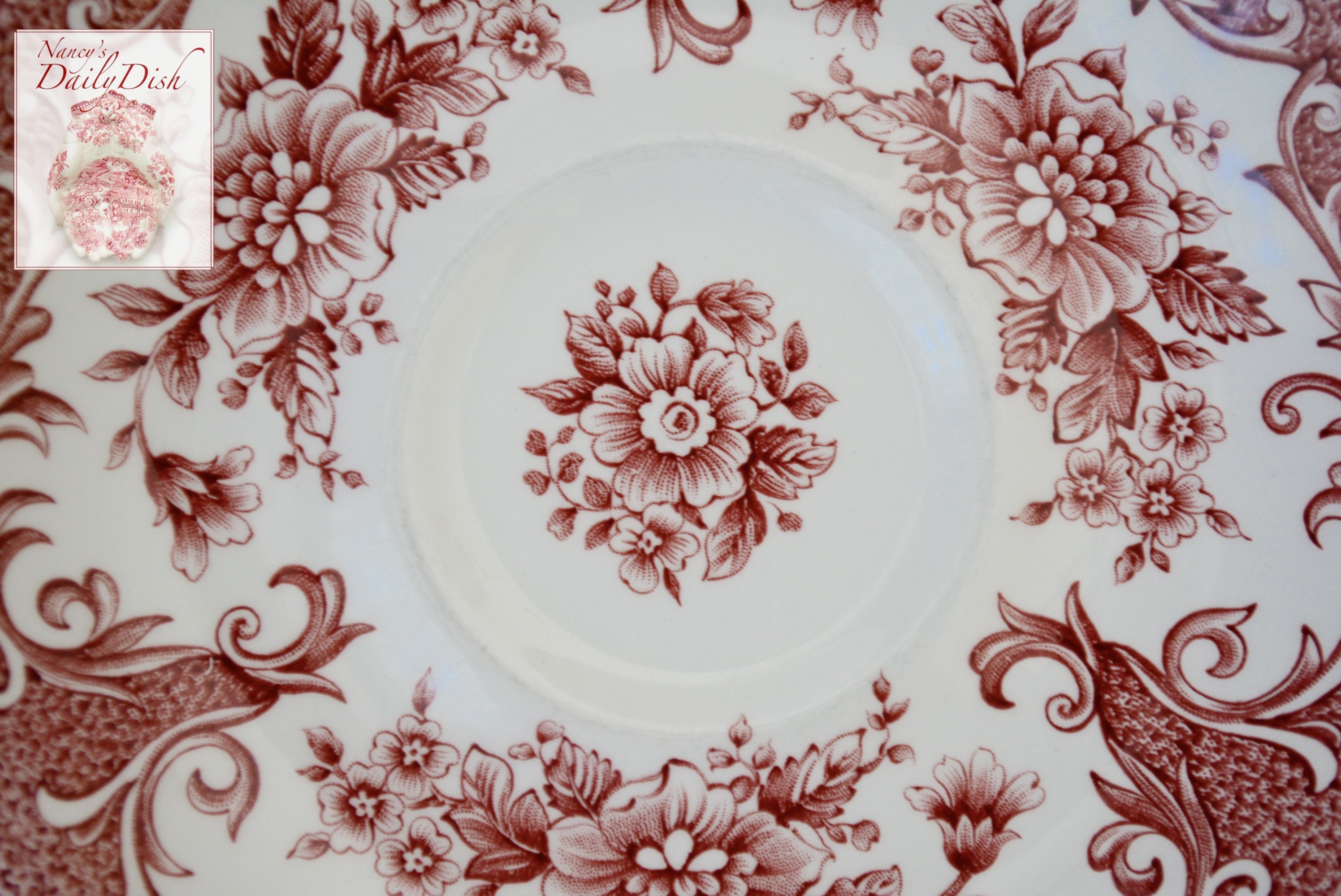 Red Transferware