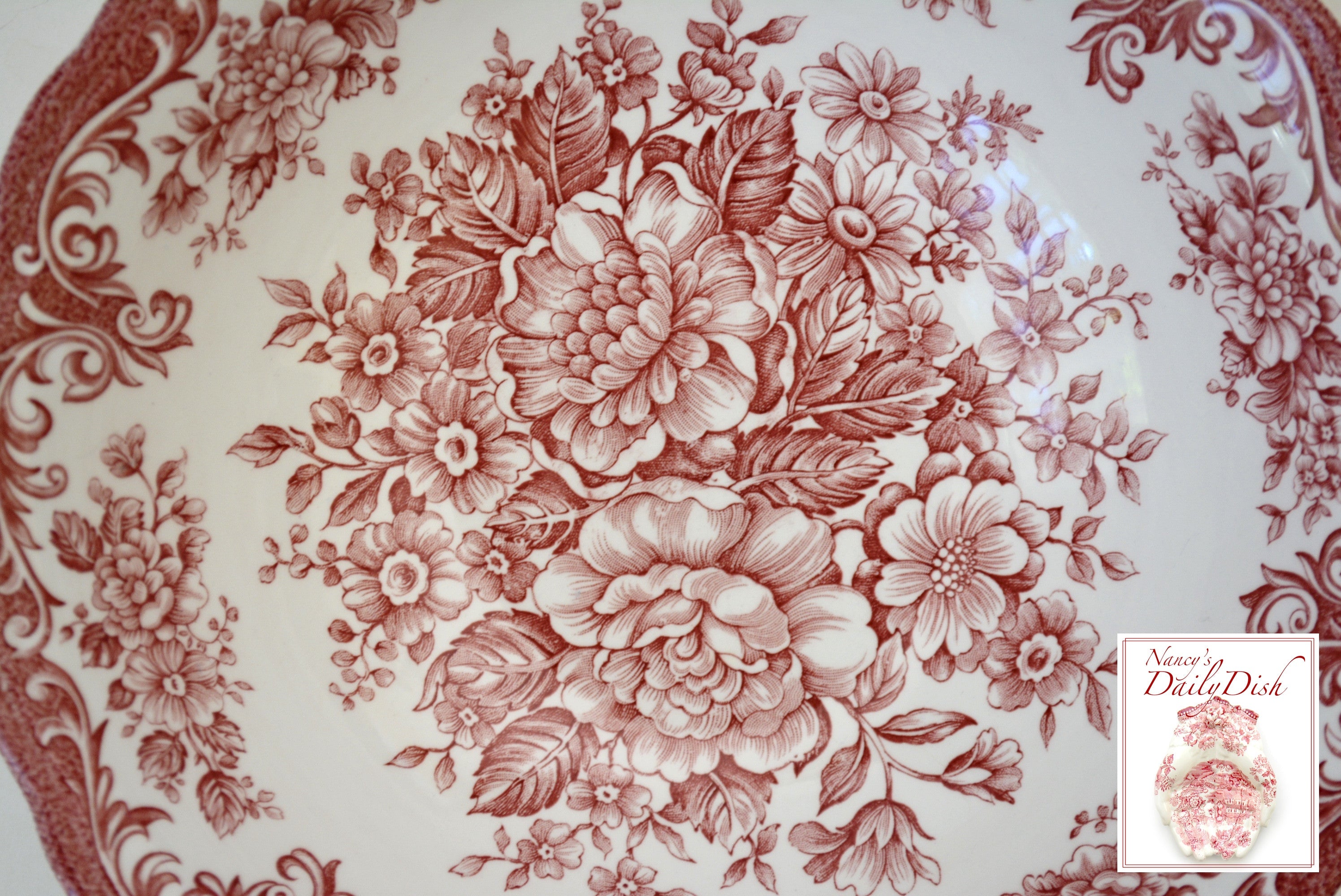 Red Transferware