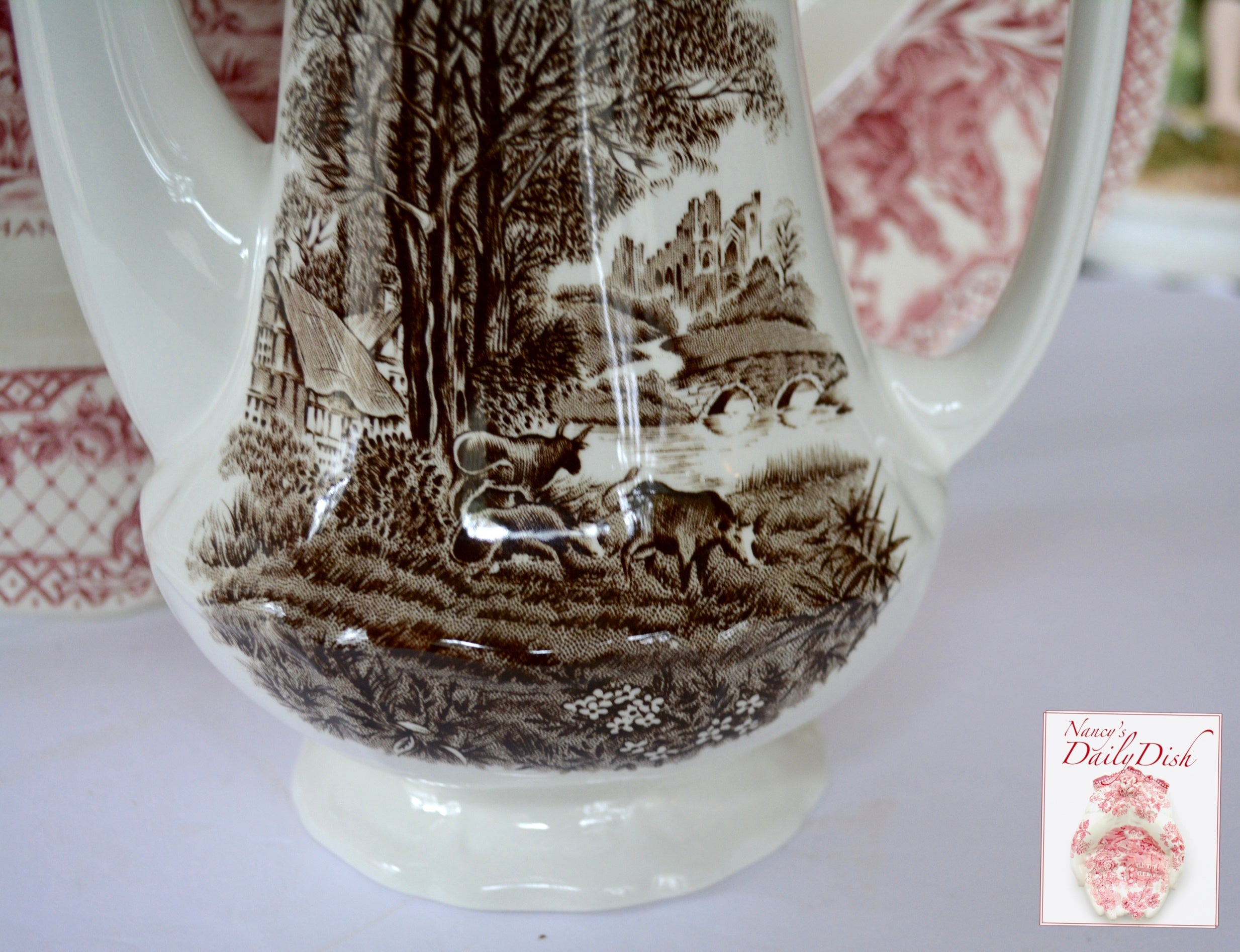 Brown Transferware