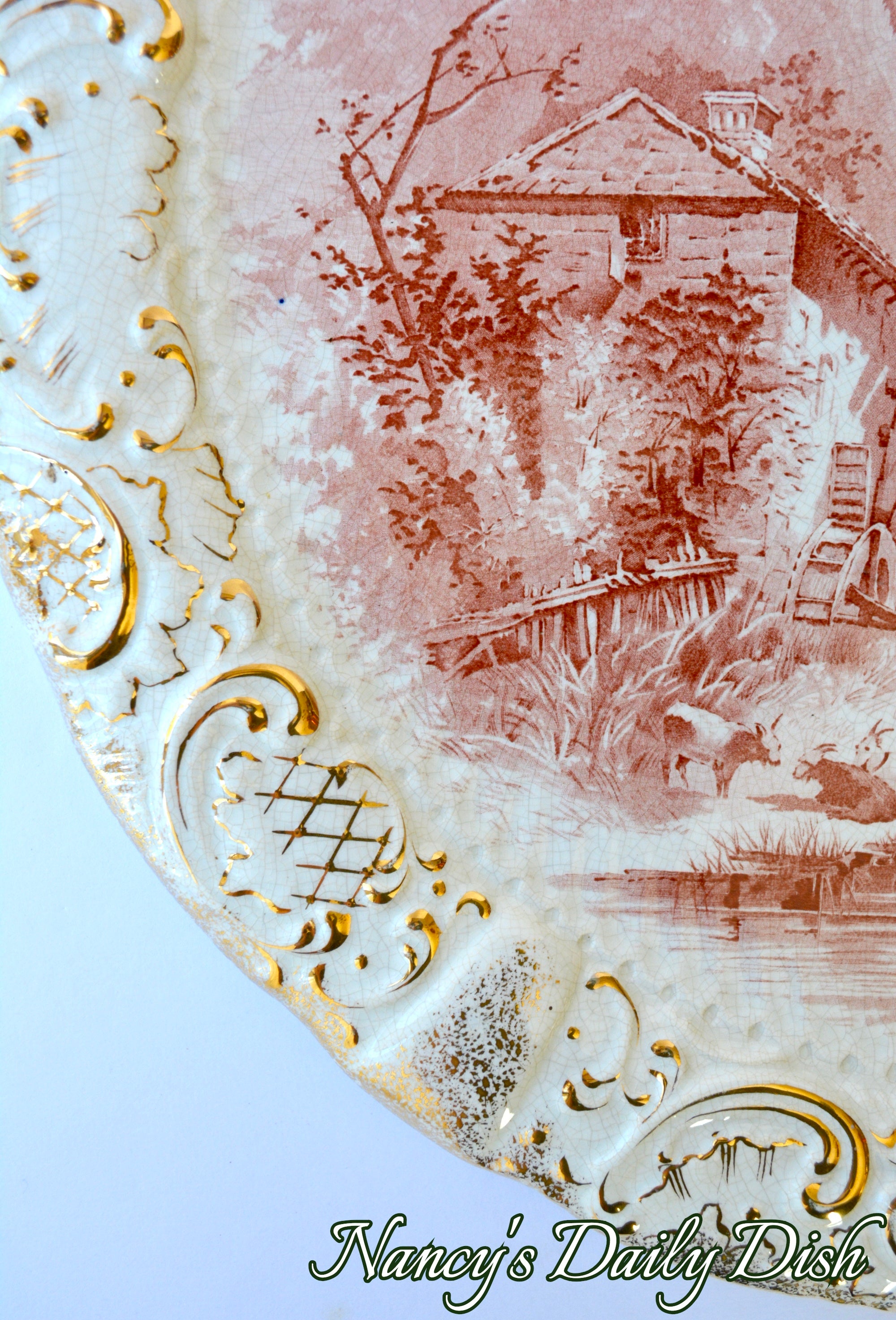 Red Transferware