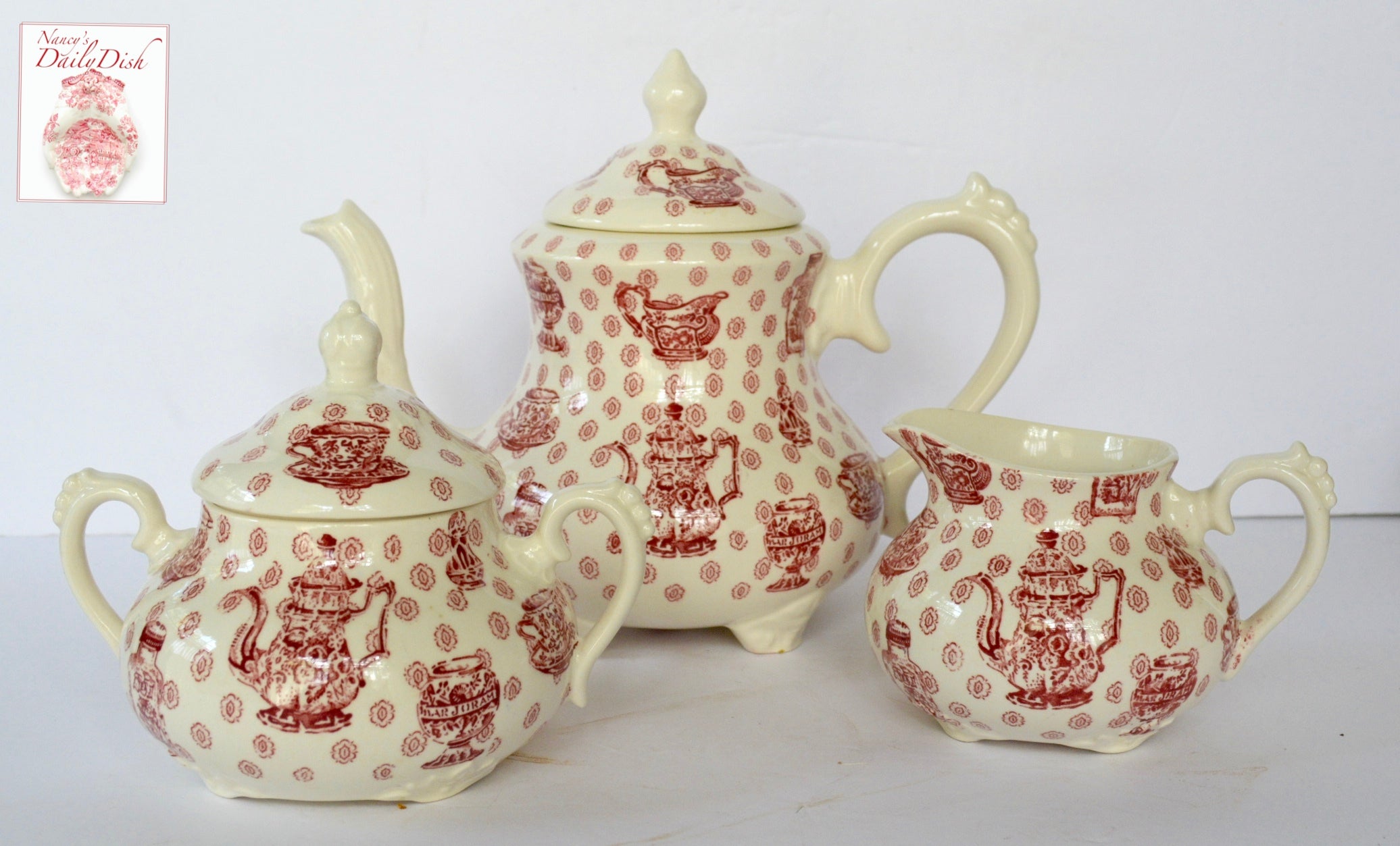 Red Transferware