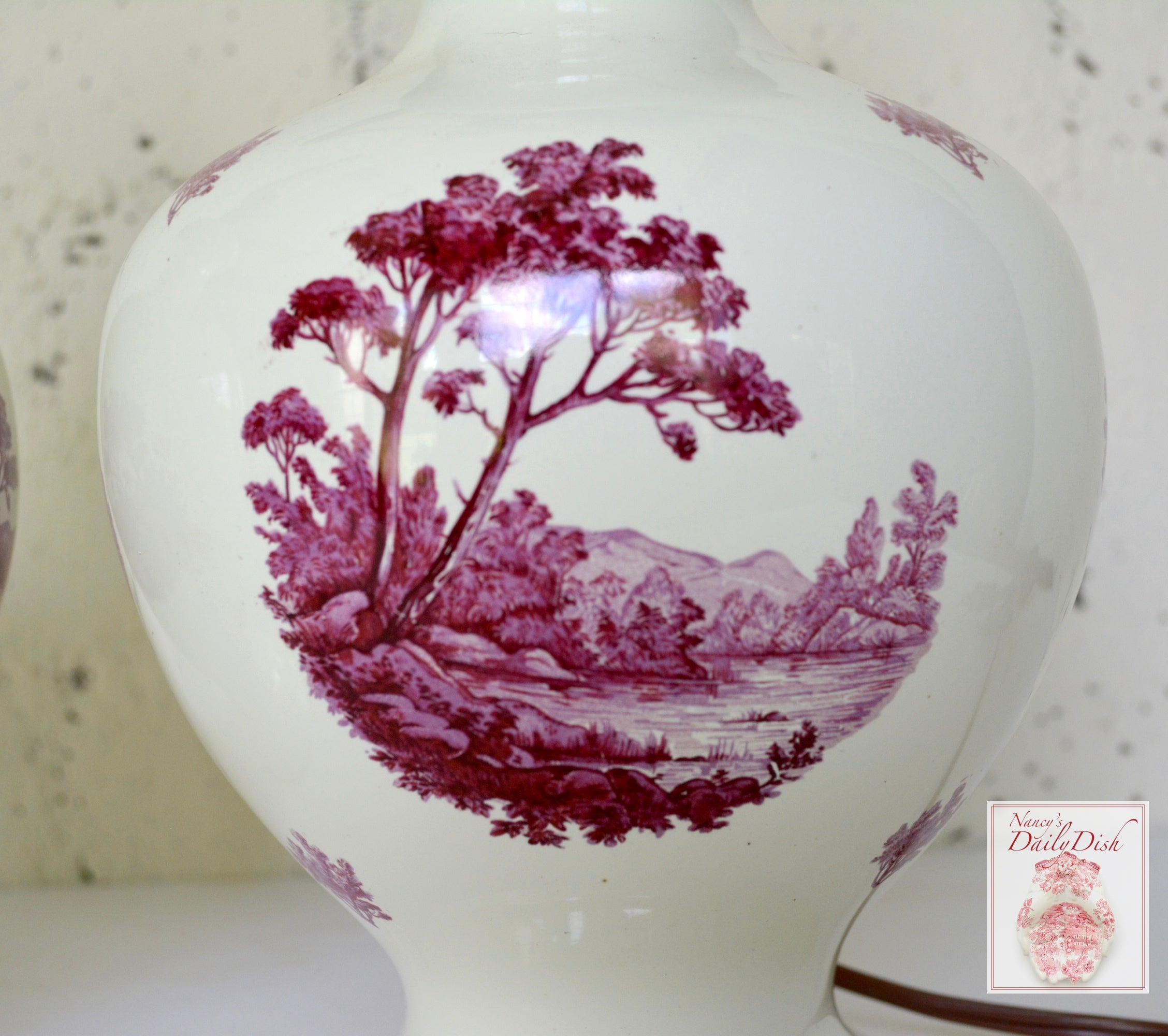 Red Transferware