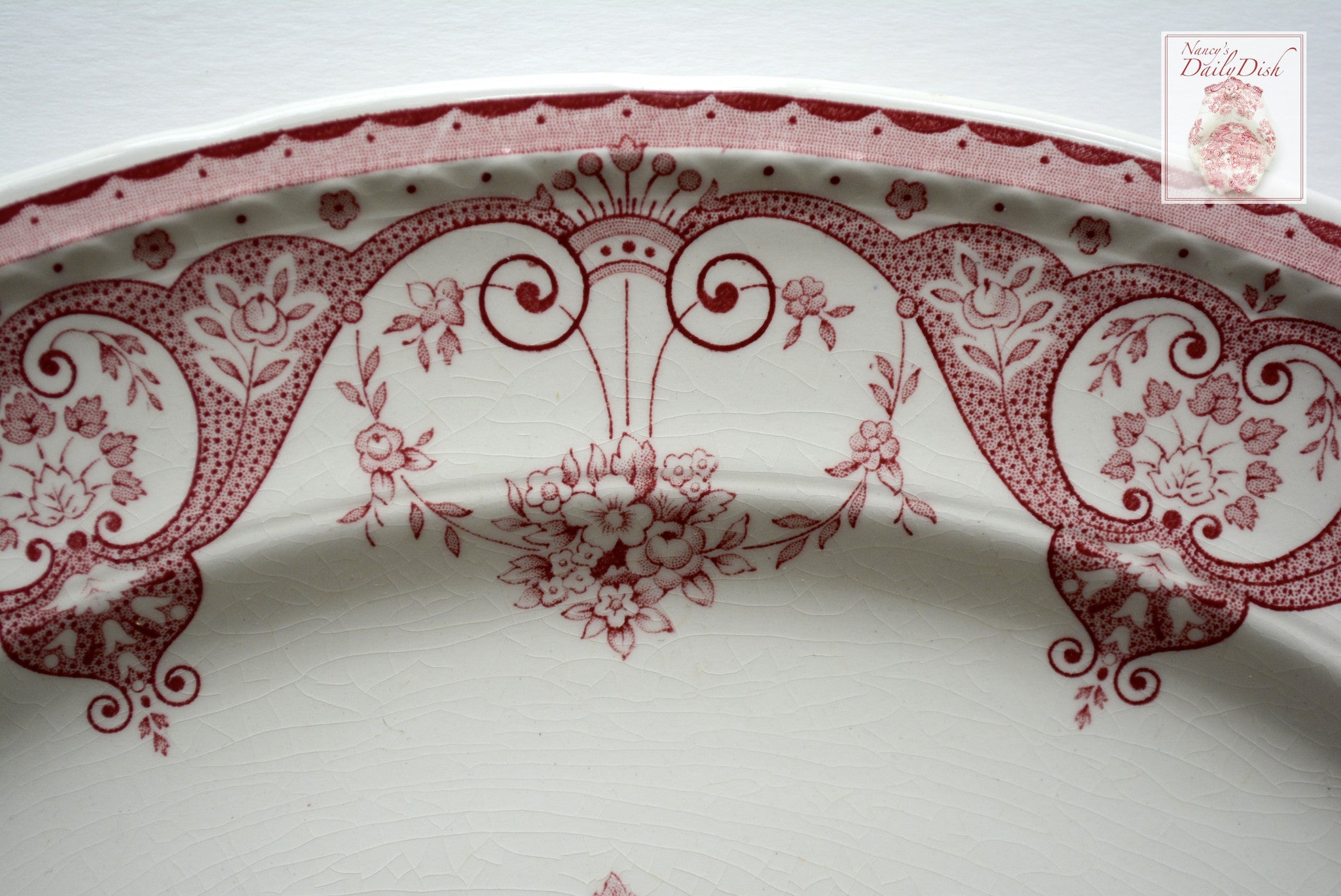 Red Transferware
