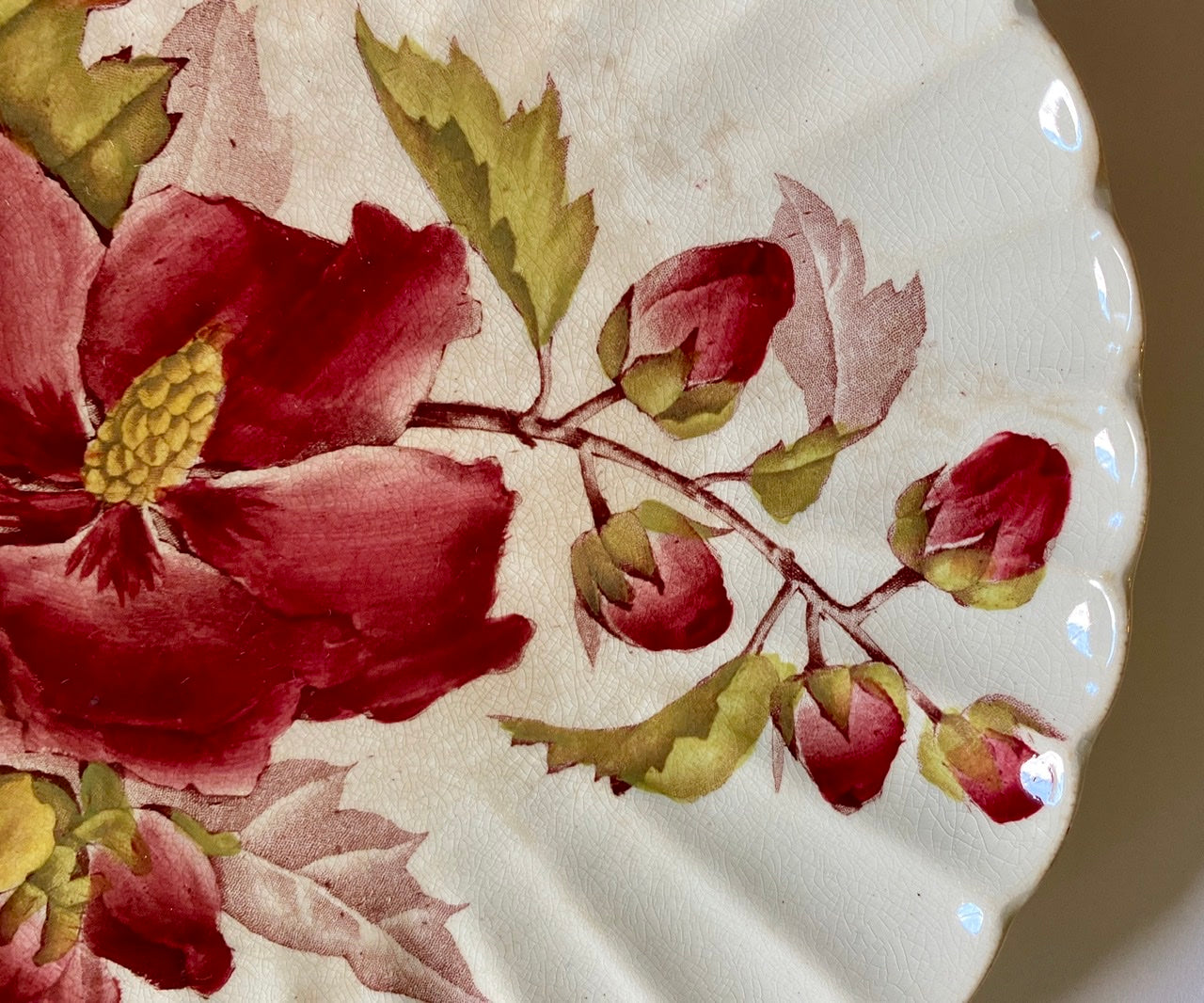 Red Transferware