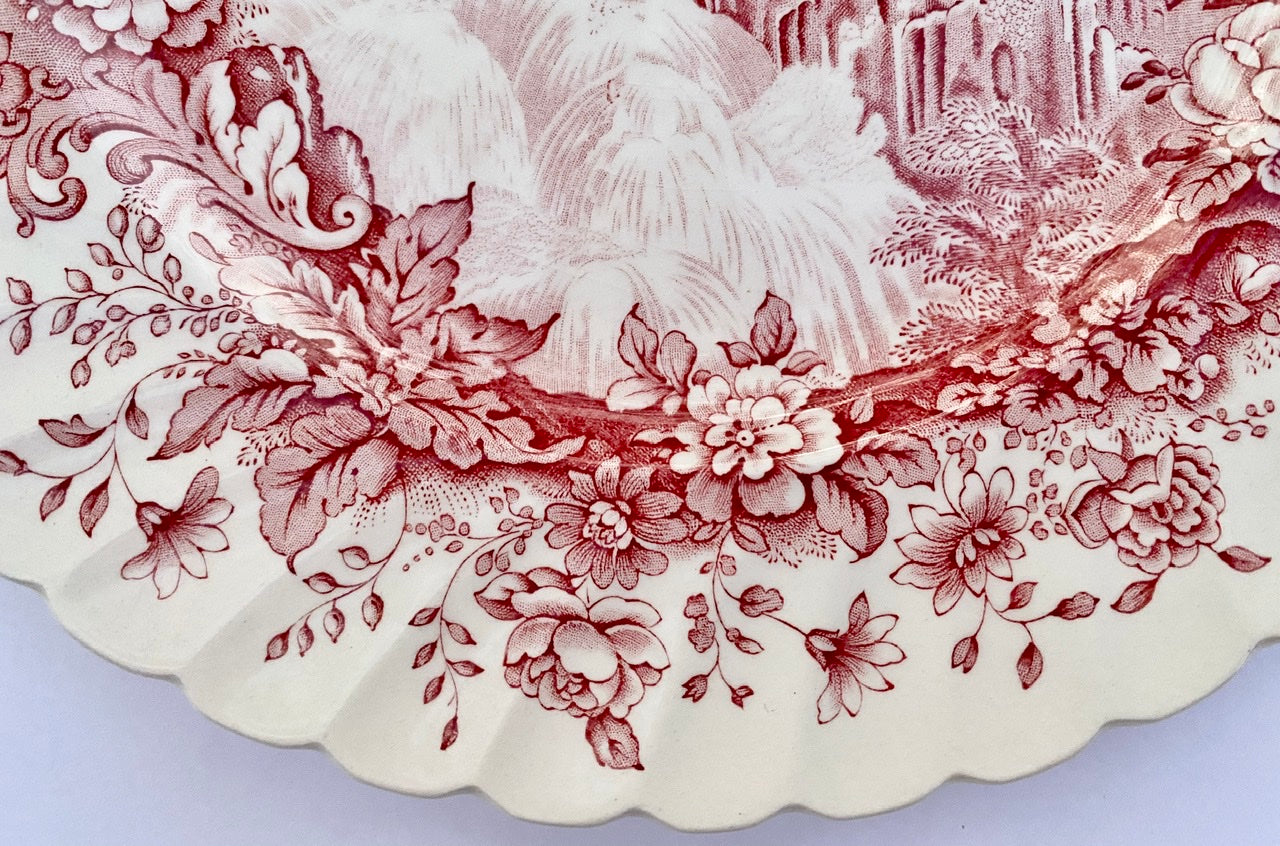 Red Transferware