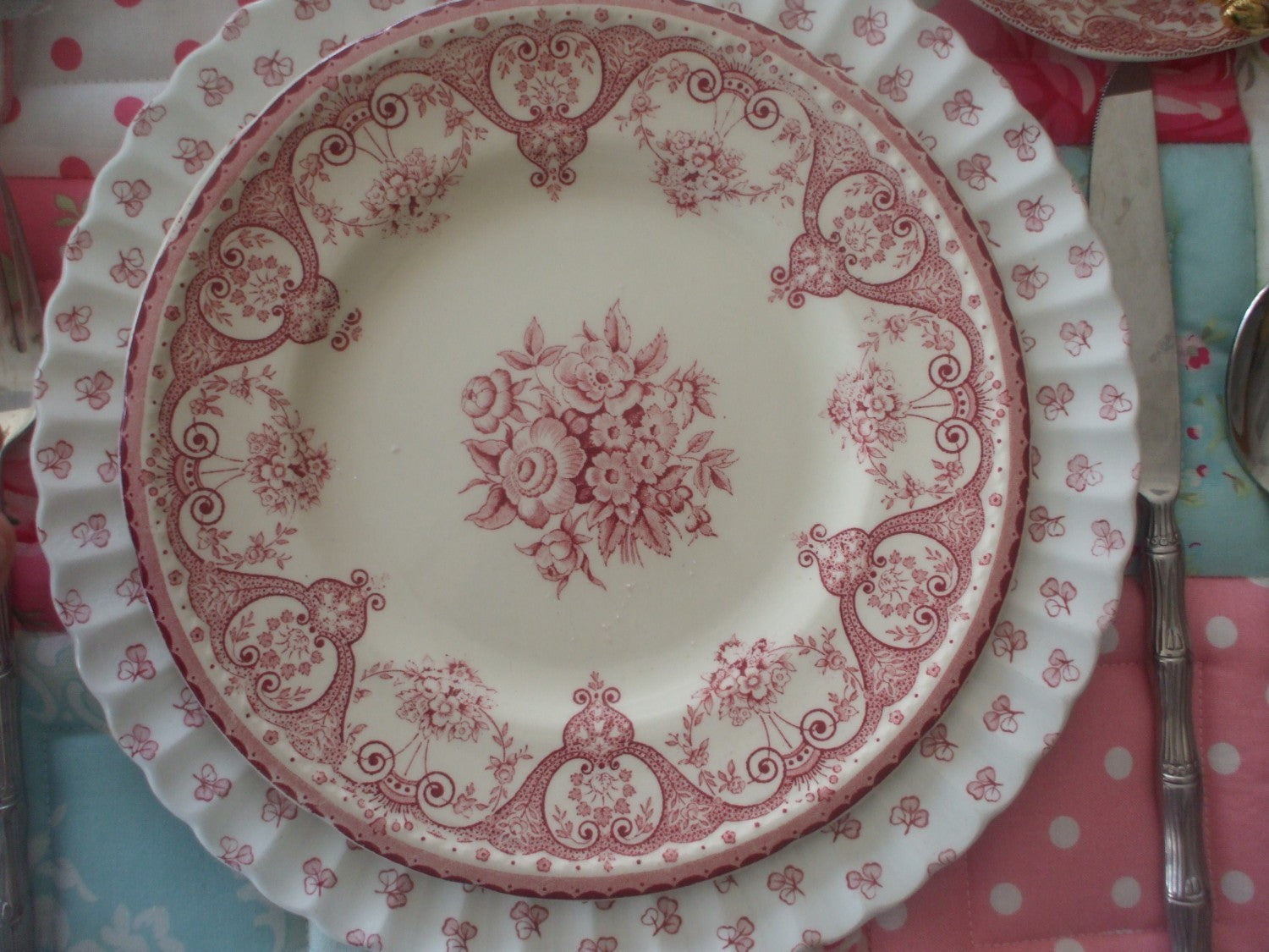Red Transferware