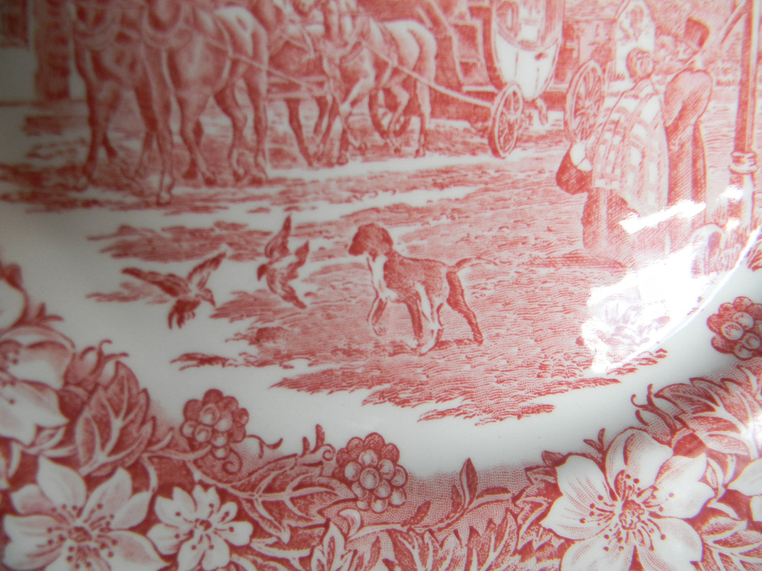 Red Transferware