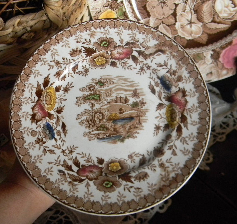 Brown Transferware
